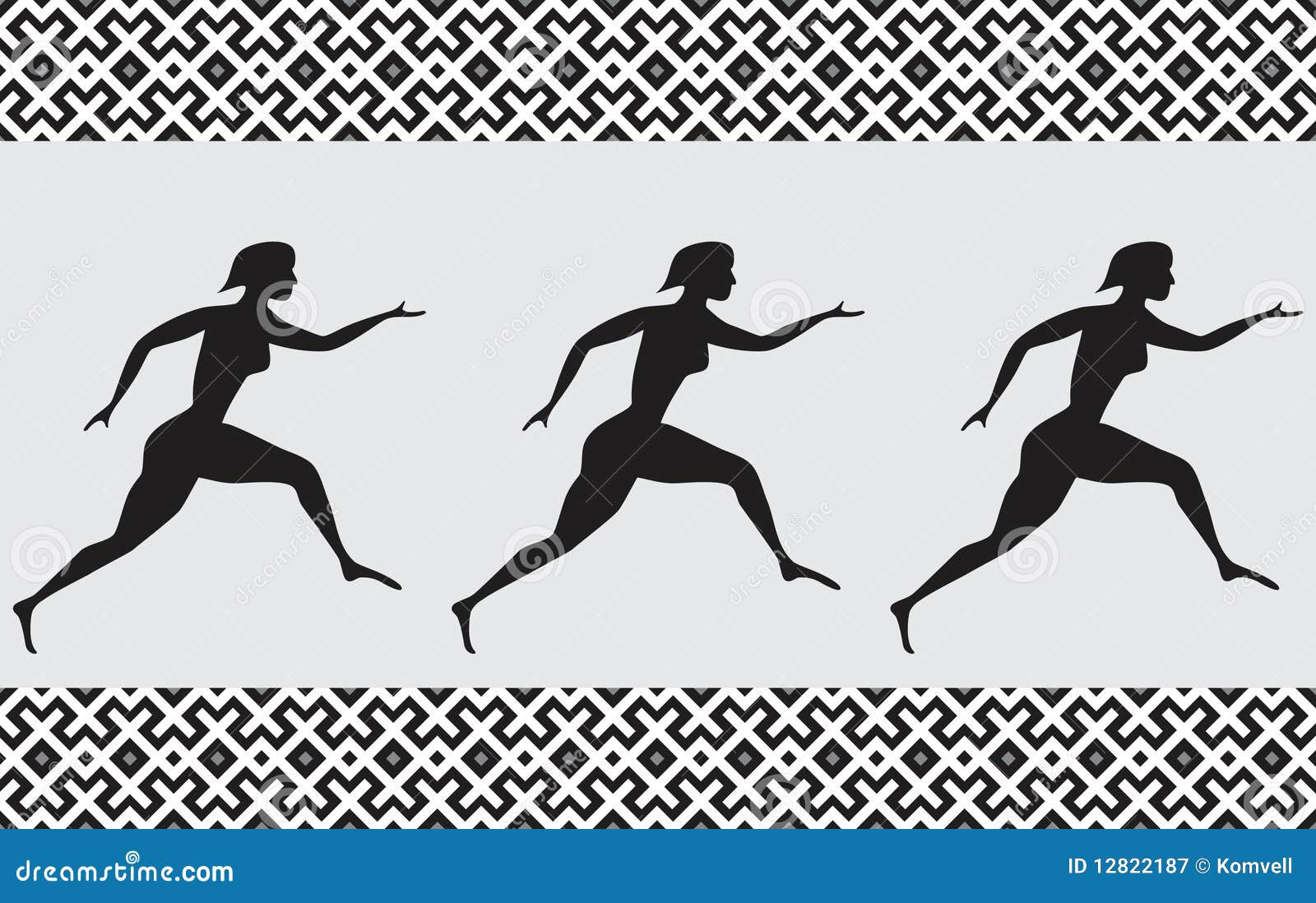 Female Athlete With Equipment Avatar Character Vector Illustration ...