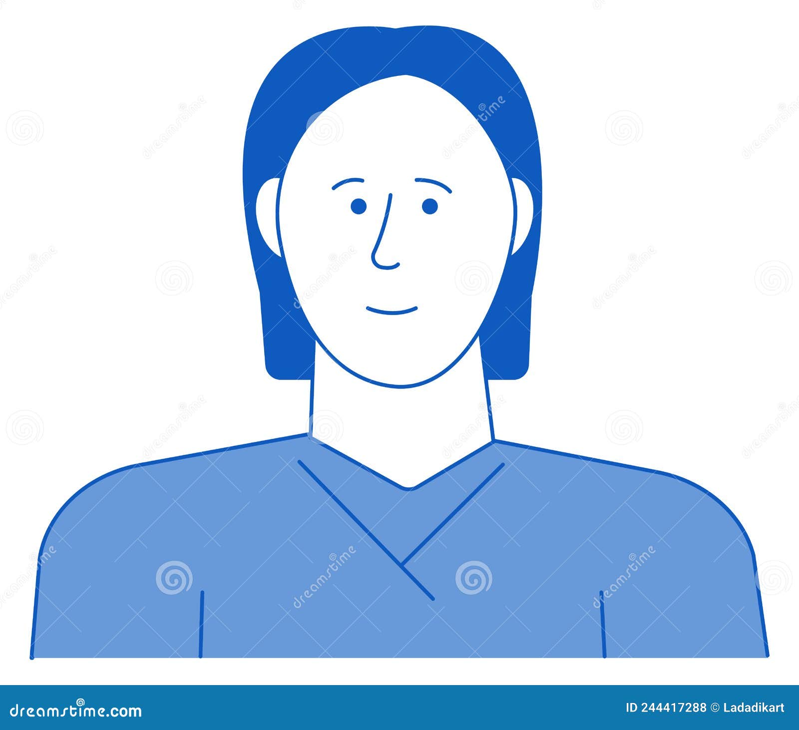 Female Avatar. Web Profile Generic Woman Image Stock Vector ...