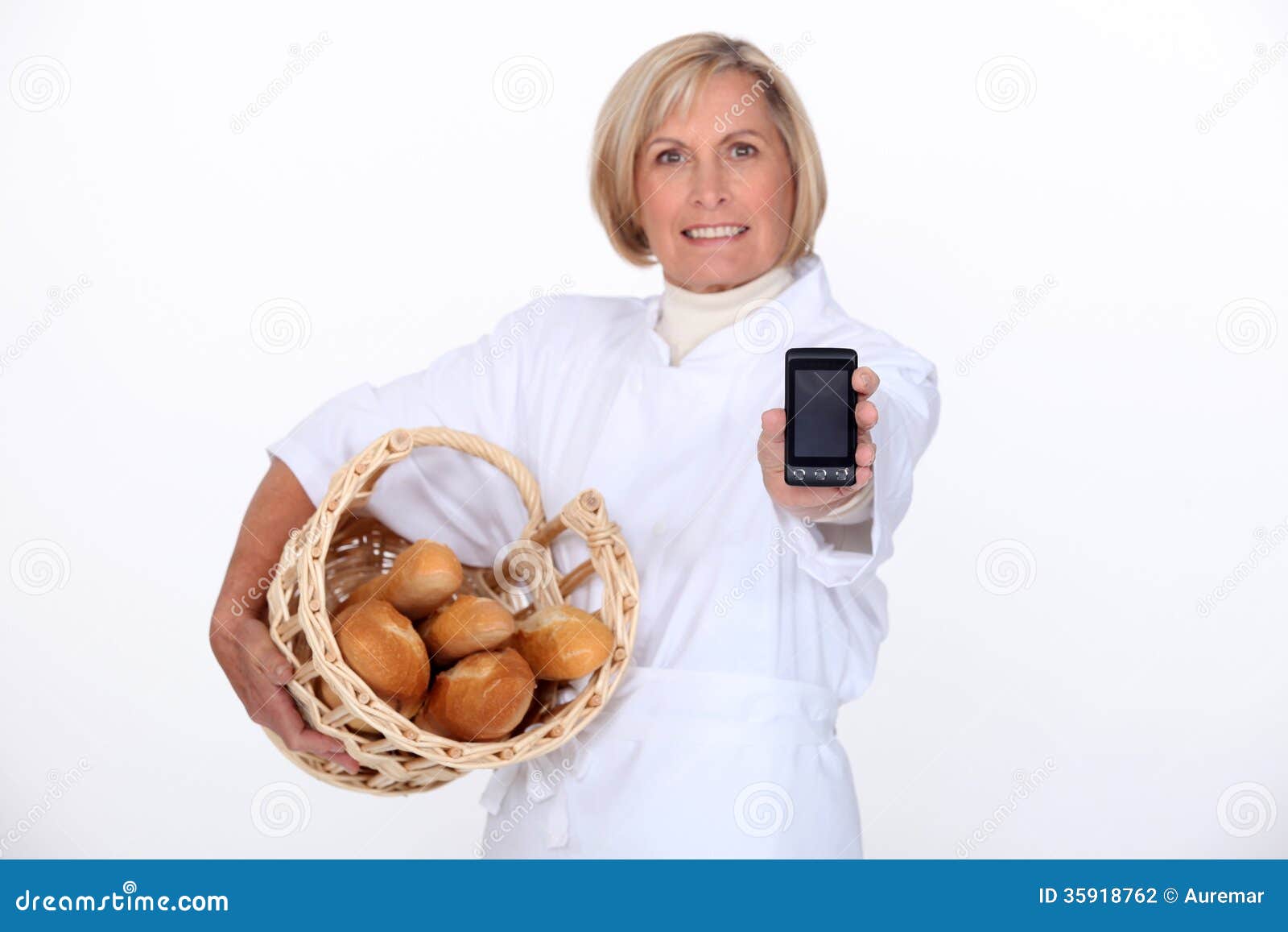 Female baker stock photo. Image of female, cook, chef - 35918762