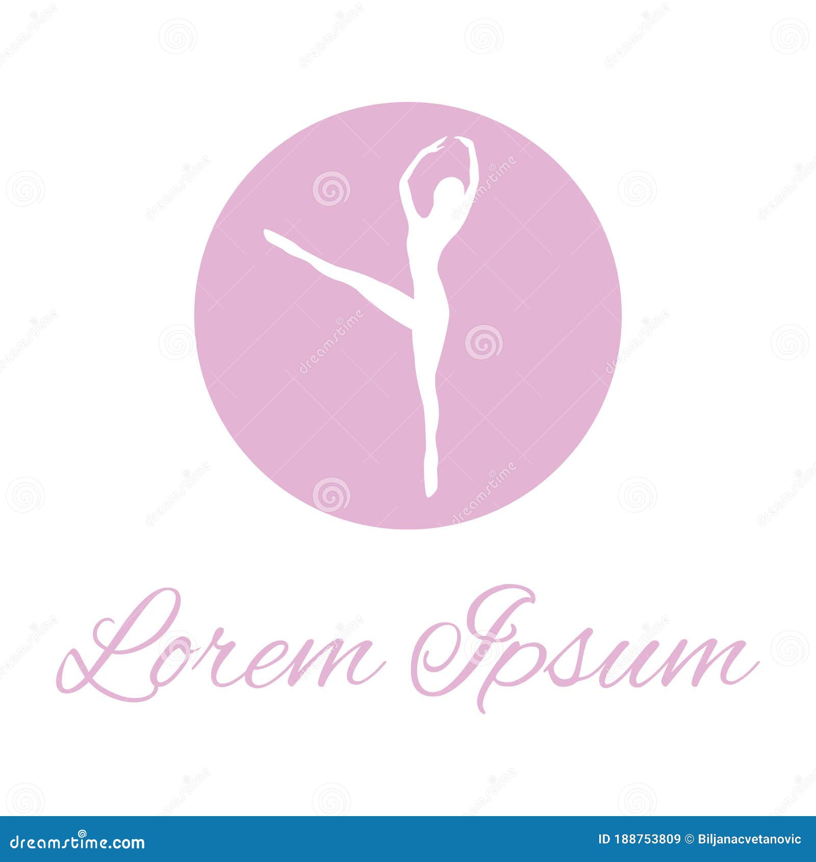 Ballerina, Vector Graphic Design Element Stock Vector - Illustration of ...