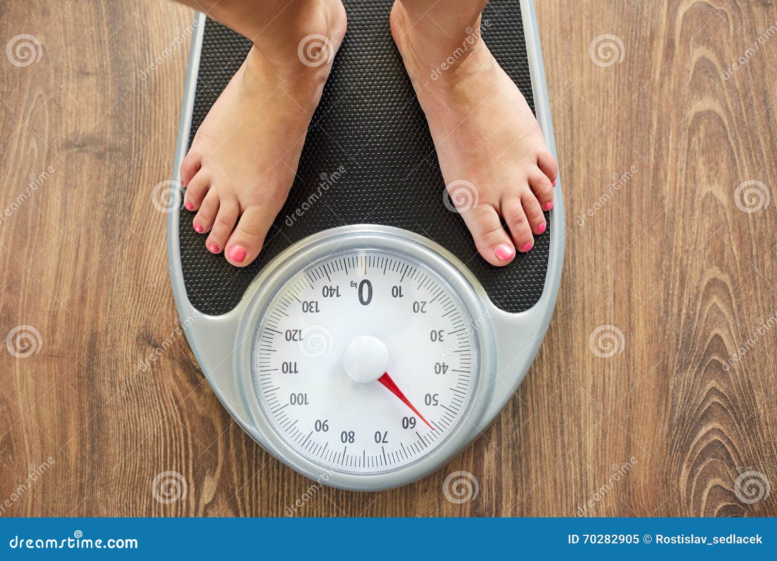 Female Bare Feet on Weight Scale Stock Image - Image of heavy, indoors ...