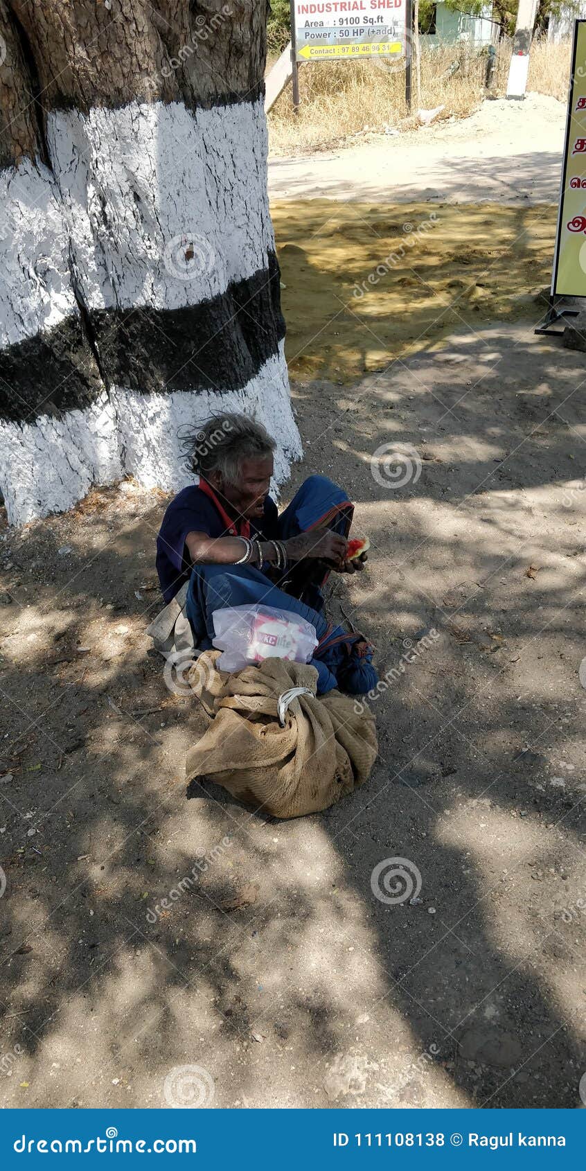 Female beggar editorial stock photo. Image of beggar - 111108138