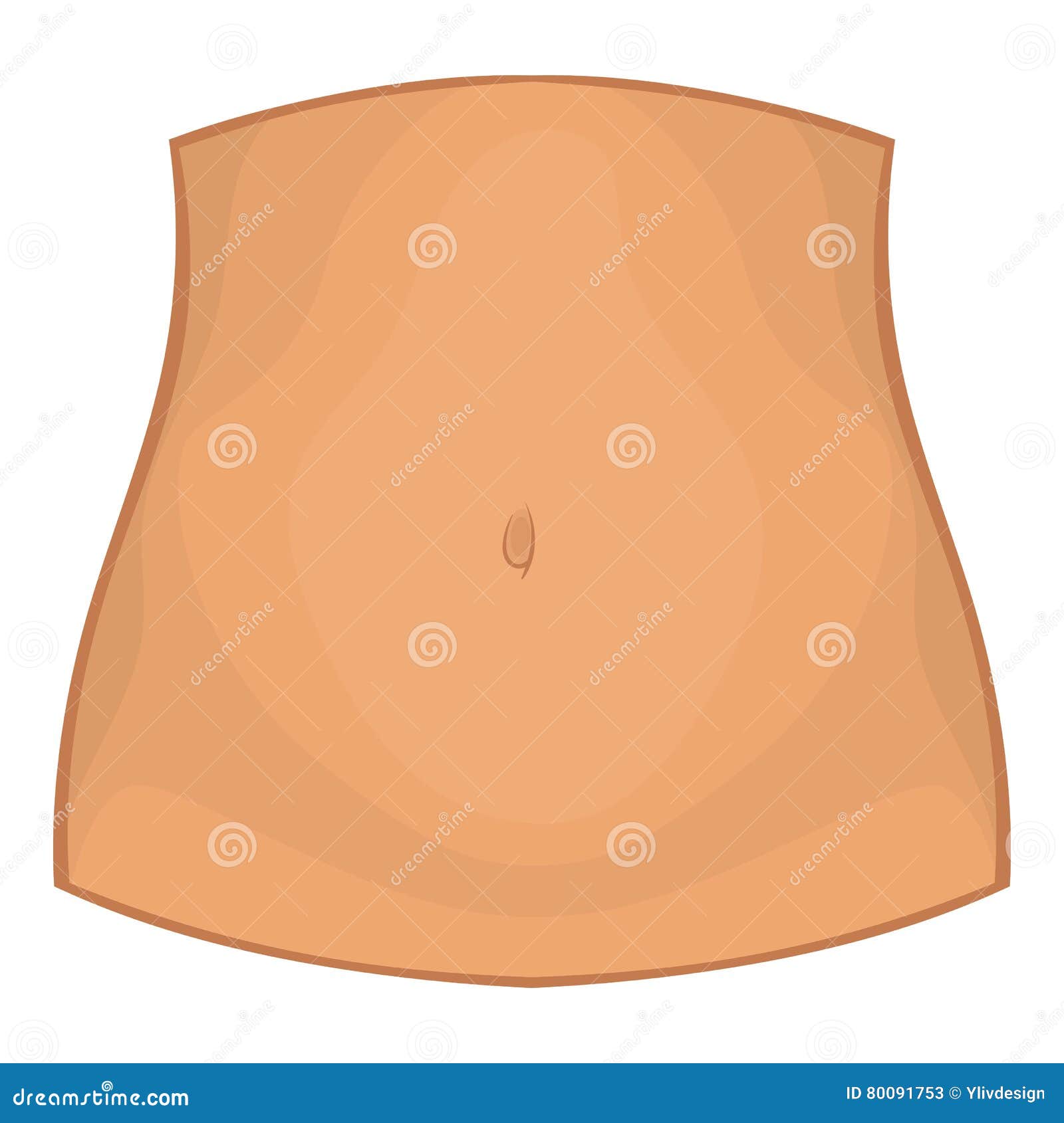 Belly Icon Vector From Plastic Surgery Collection. Thin Line Belly ...