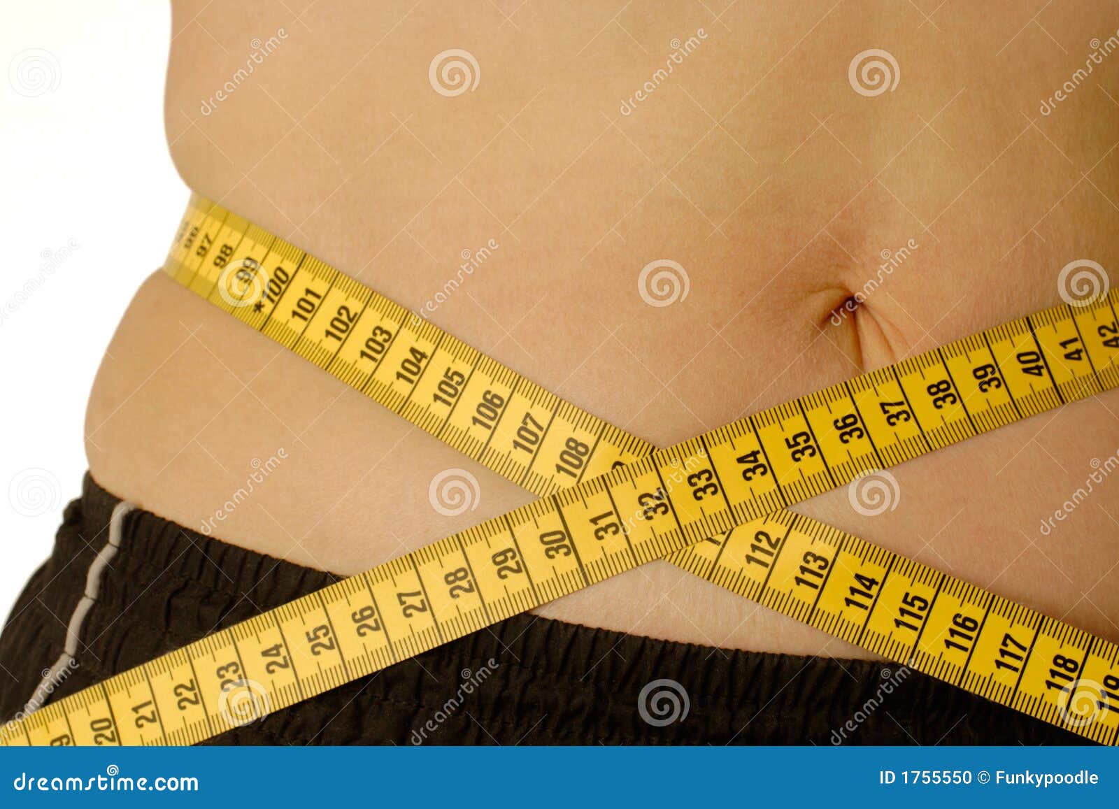 Female Belly White Skin With Navel Closeup Royalty-Free Stock ...