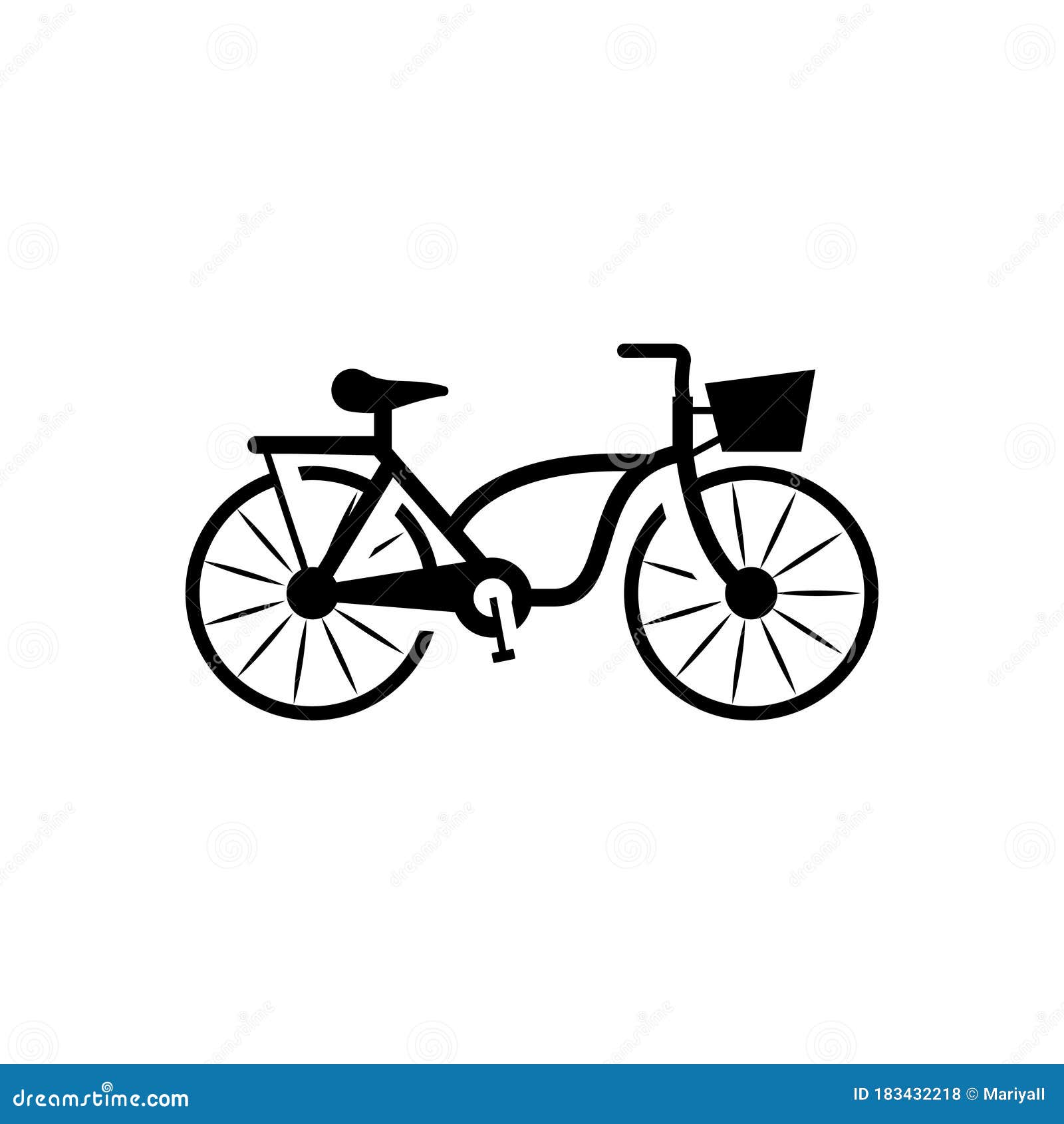 Female Bicycle Icon. Vector Illustration. Vector Symbols Stock Vector ...