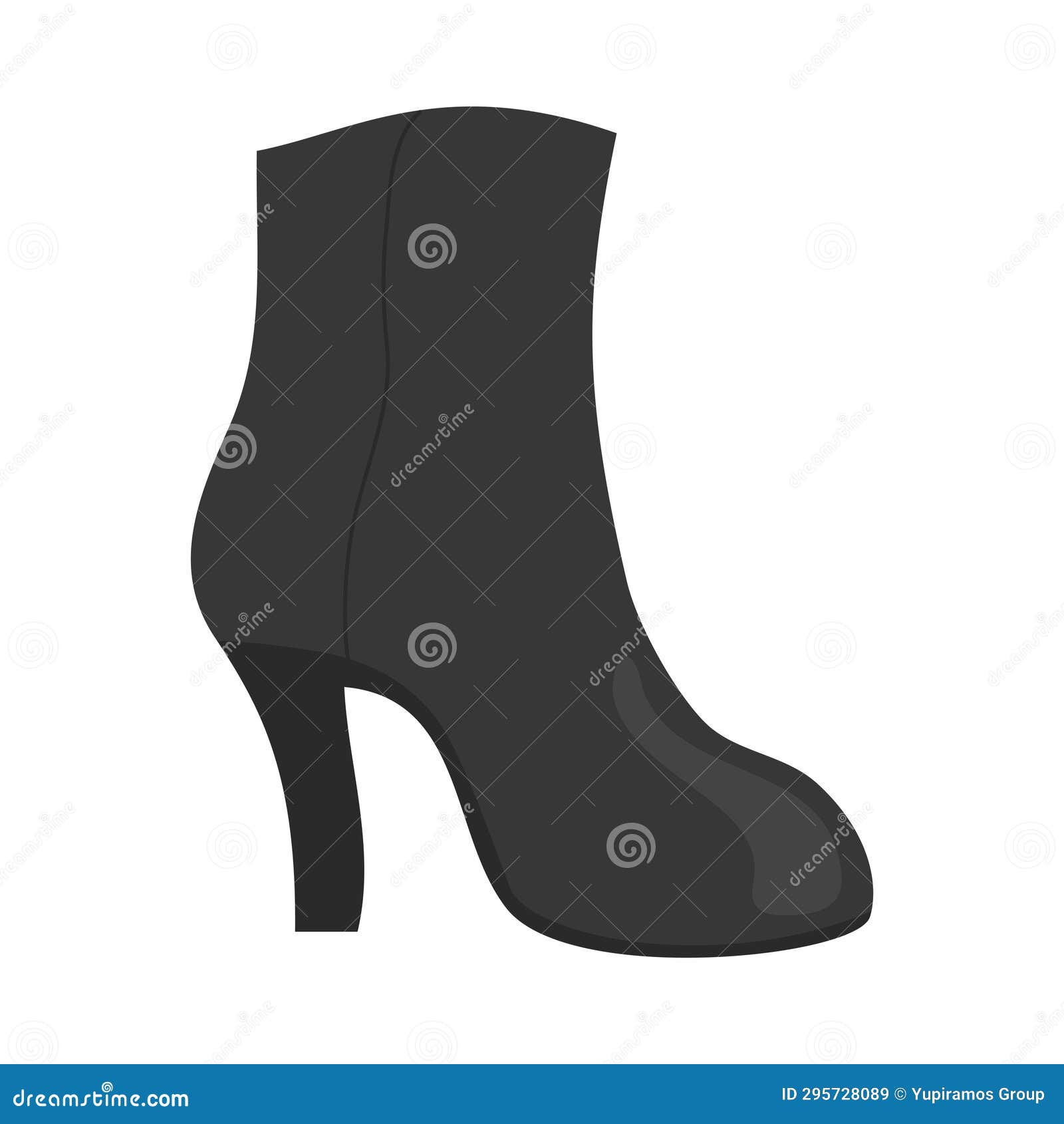 Female boot design stock illustration. Illustration of wear - 295728089