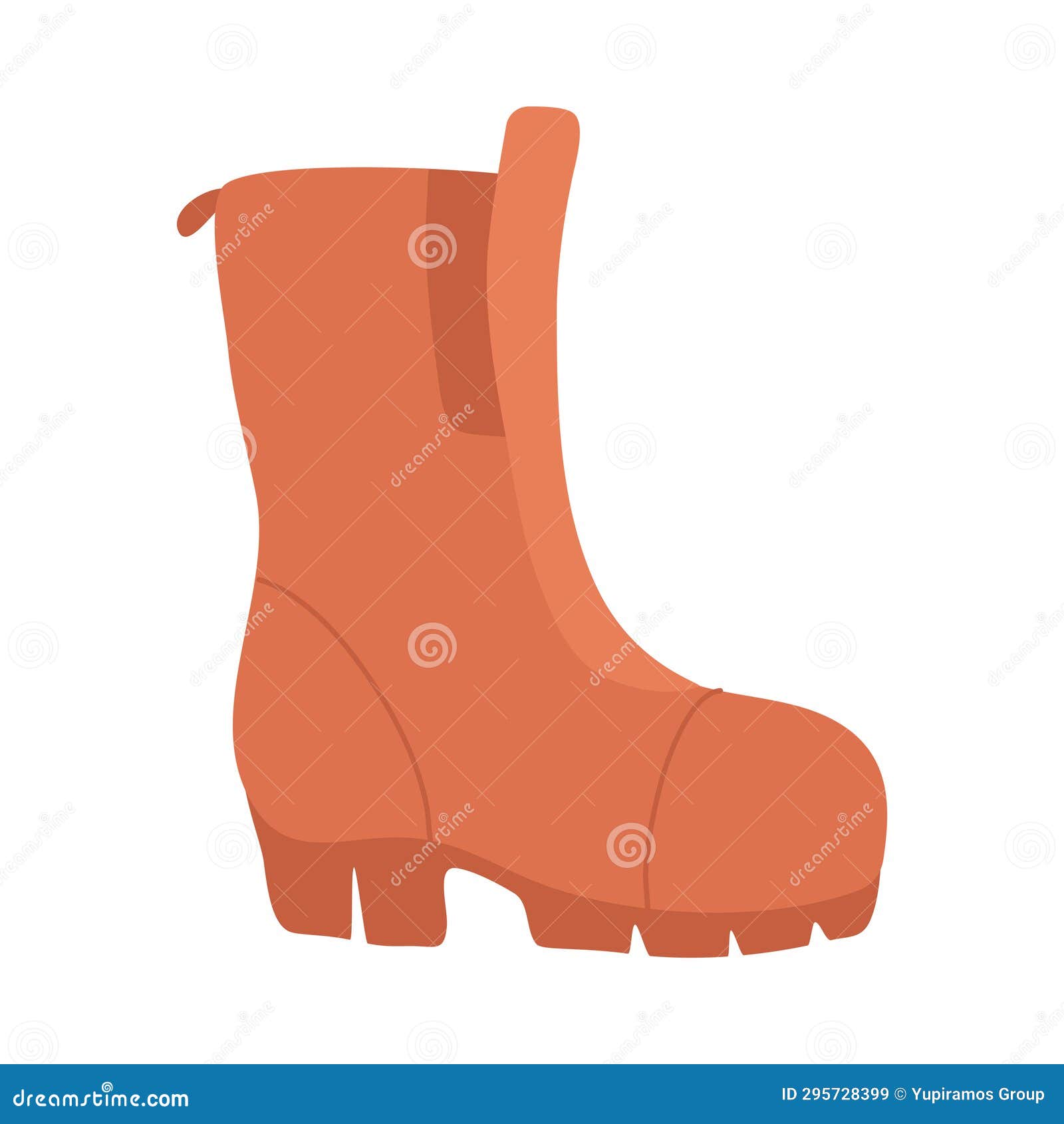 Female boot illustration stock illustration. Illustration of shoe ...