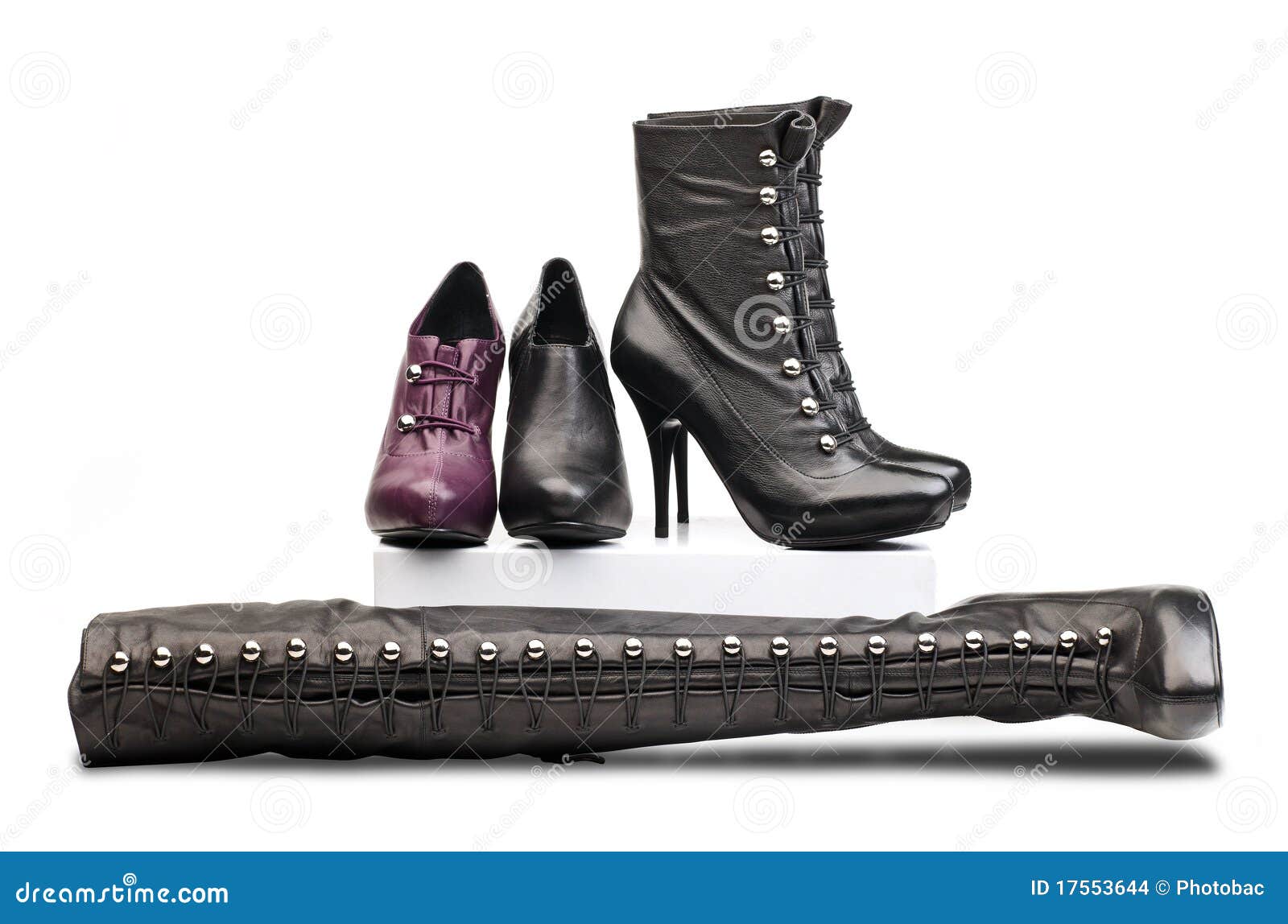 Female boots stock photo. Image of front, glamorous, decorative - 17553644