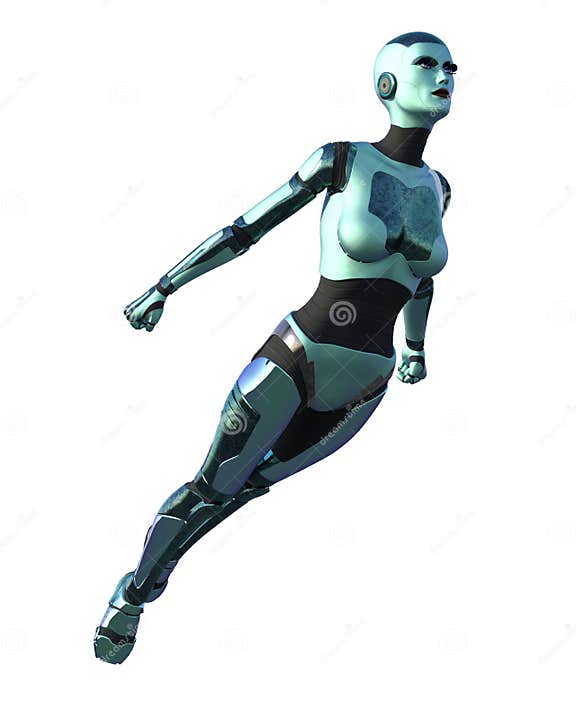 Female bot stock illustration. Illustration of concept - 92607674