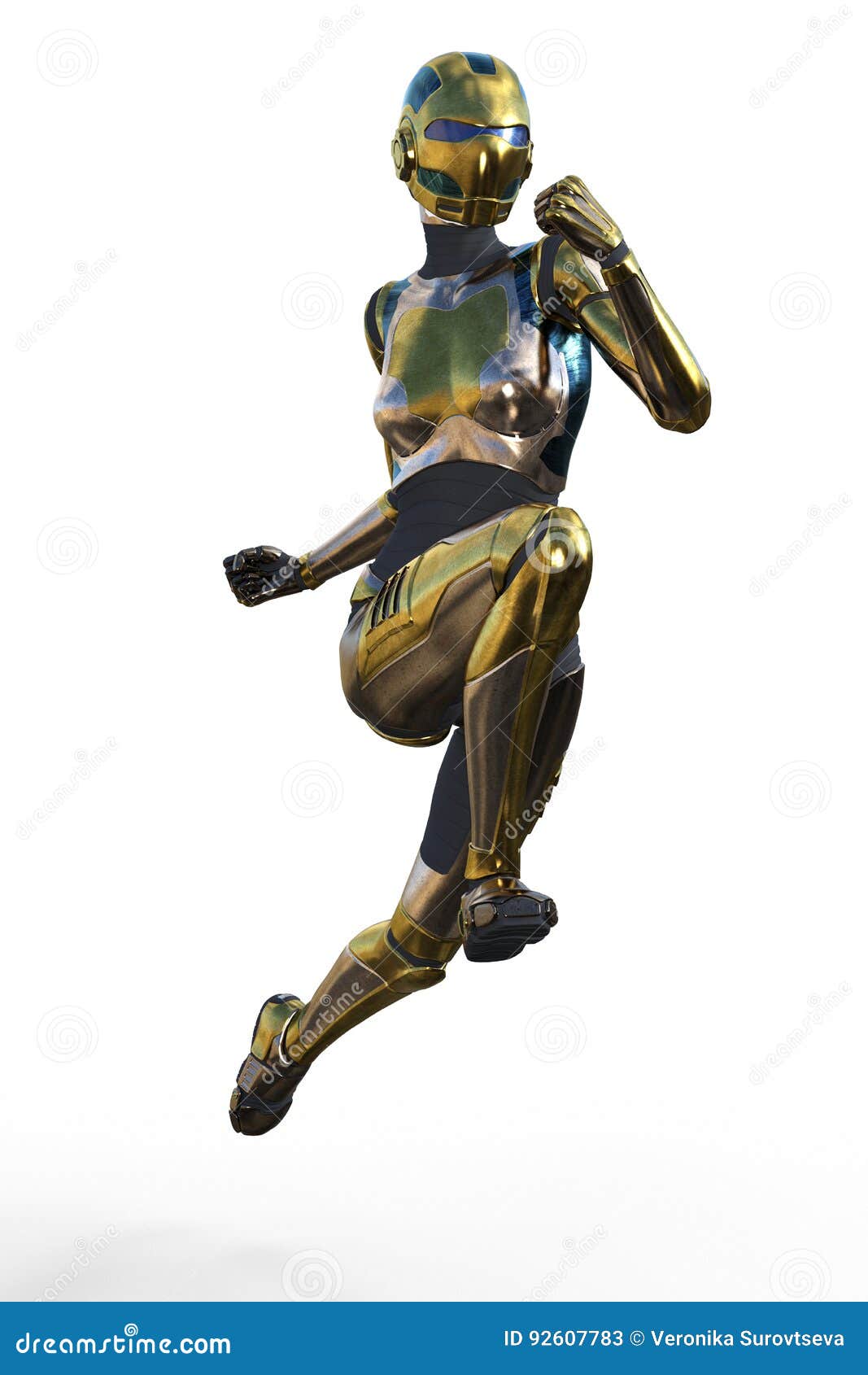 Female bot stock illustration. Illustration of code, android - 92607783