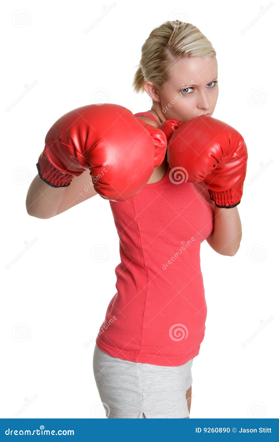 Female Boxer stock photo. Image of punching, hitting, healthy - 9260890