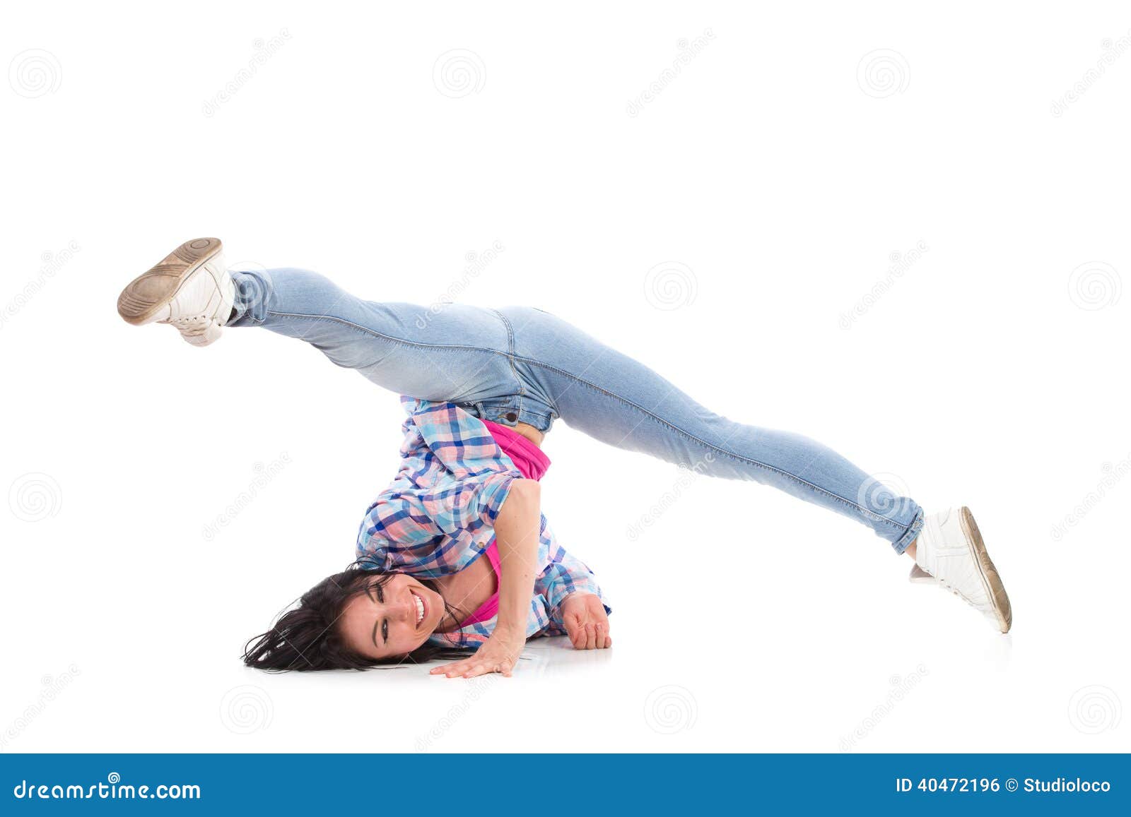 Female breakdancer stock photo. Image of expressing, casual - 40472196
