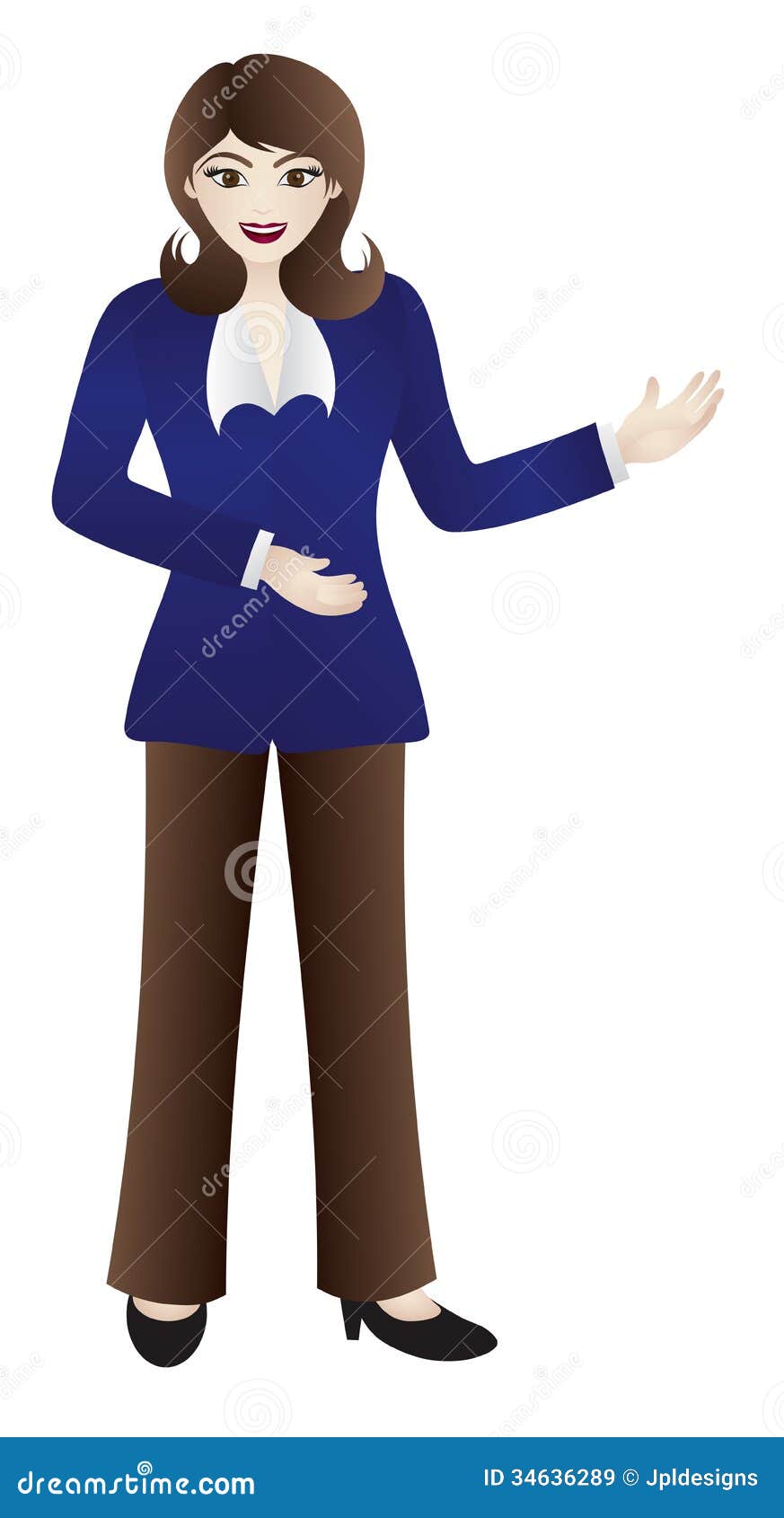 Female Executive Business Presentation Stock Illustrations – 3,398 ...