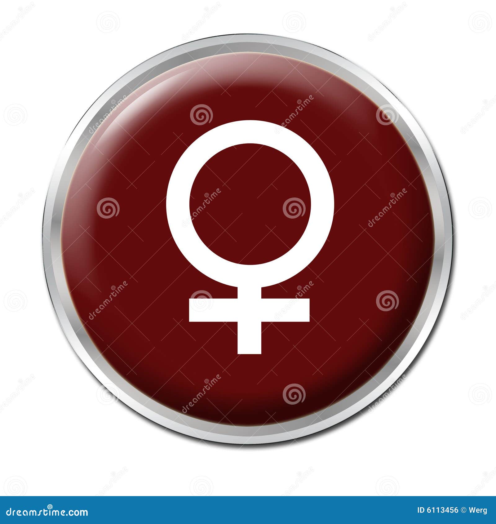 Female Button stock illustration. Illustration of werg - 6113456