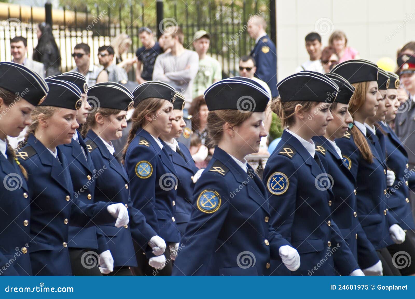 Female Cadets at the Marchpast Editorial Image - Image of graduate ...