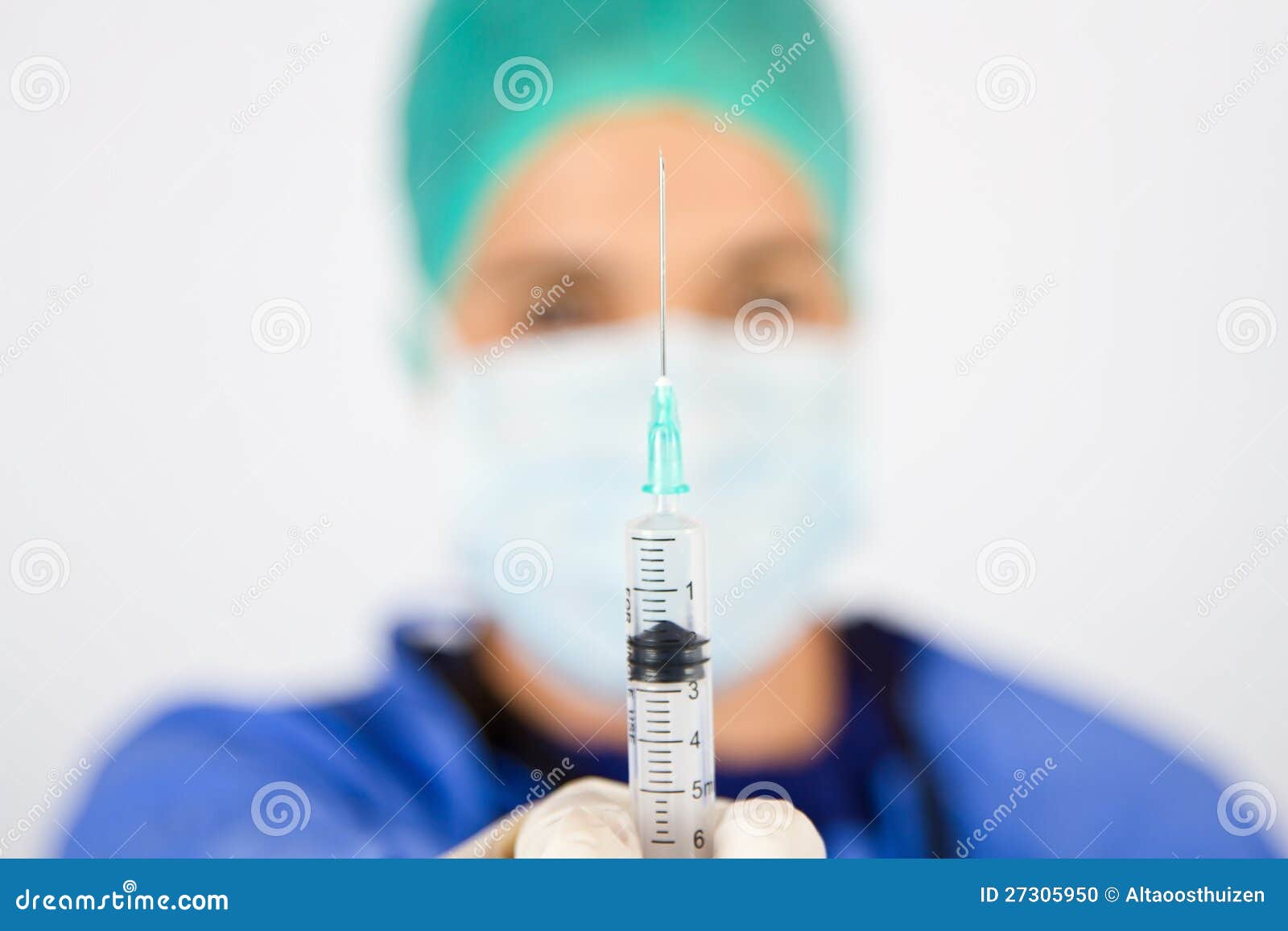 Female Cardiac Surgeon with Syringe Stock Photo - Image of friendly ...