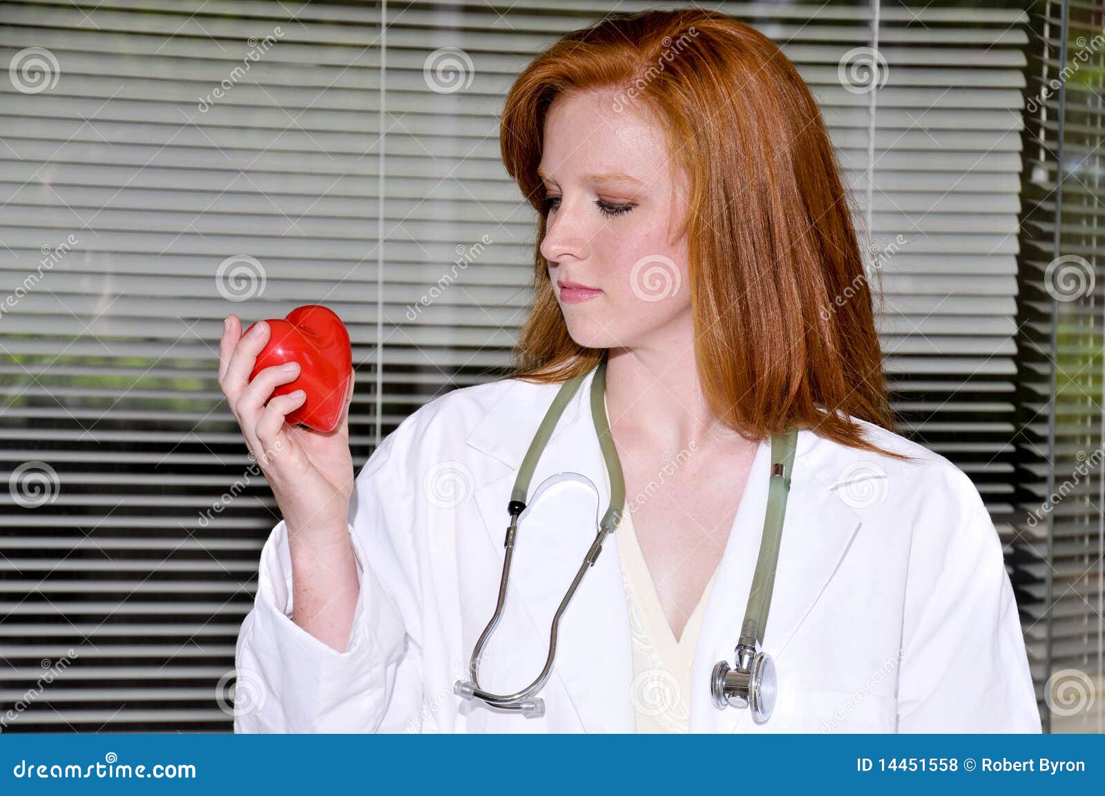 Female Cardiologist stock photo. Image of beautiful, heart - 14451558