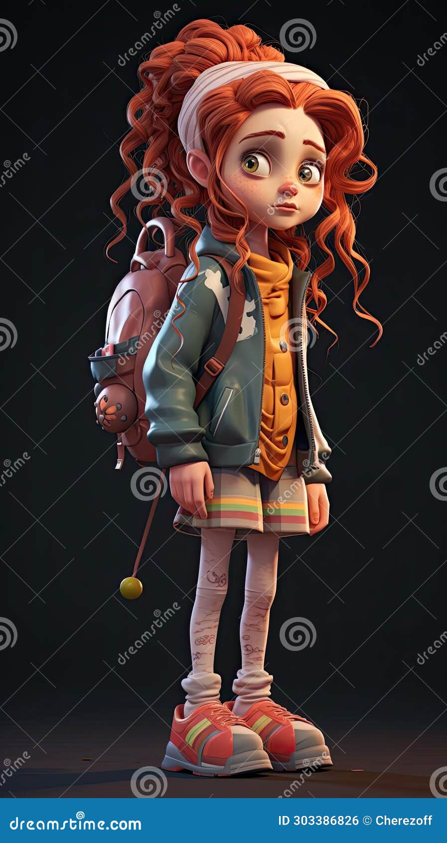 Female Cartoon Character stock illustration. Illustration of adult ...