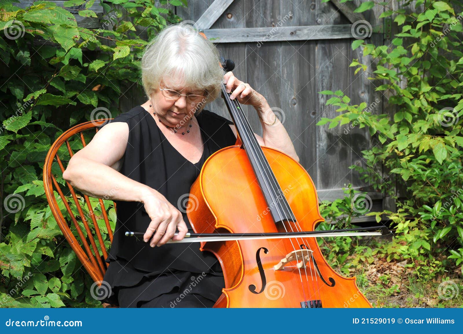 Female cellist stock image. Image of senior, sounds, people - 21529019