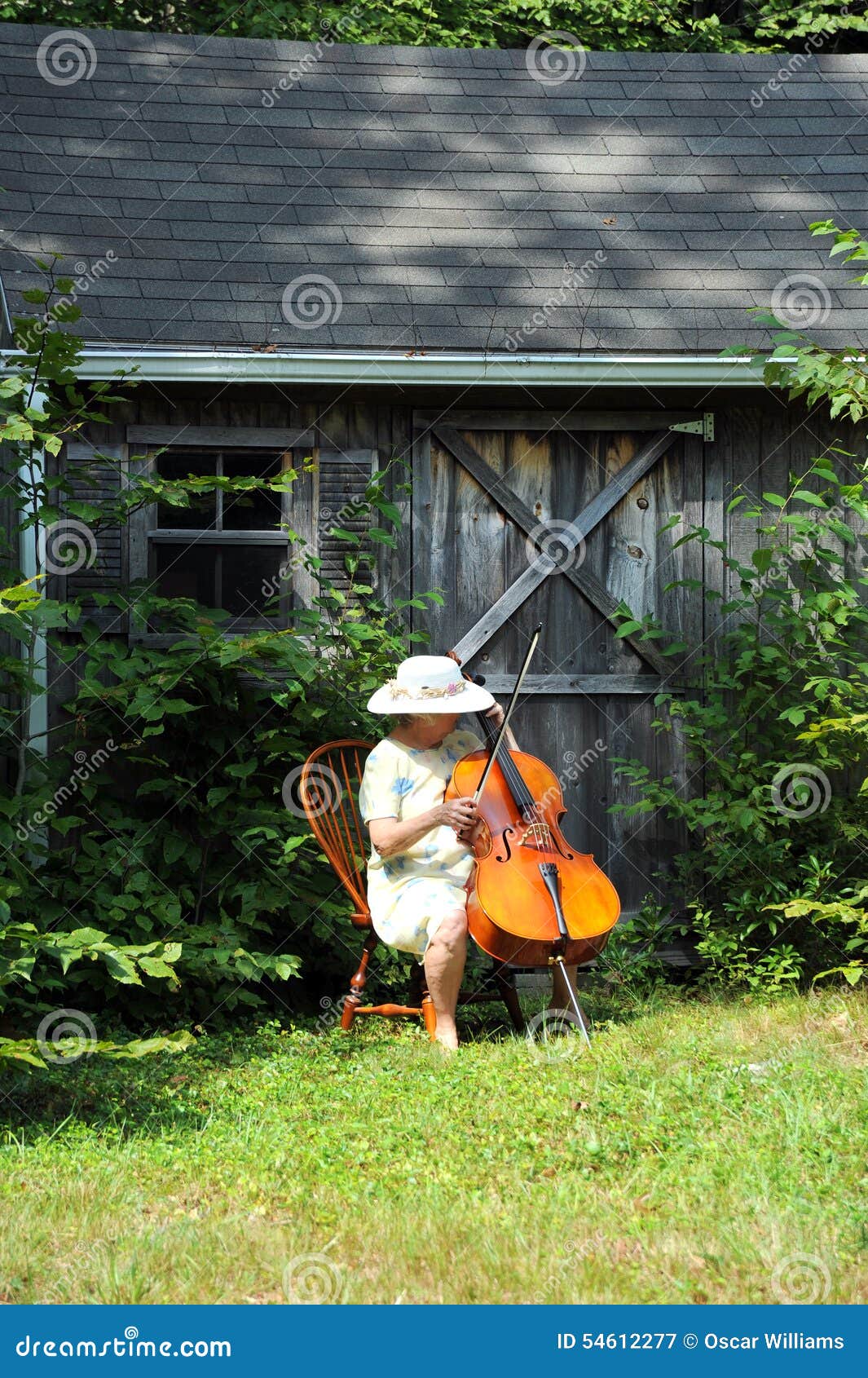 Female cellist. stock image. Image of instrument, woman - 54612277