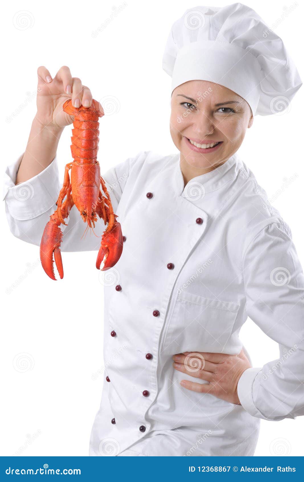 Female chef stock image. Image of person, commercial - 12368867