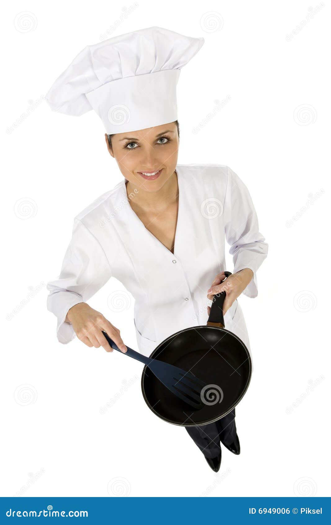 Female chef stock photo. Image of holding, staff, smile - 6949006