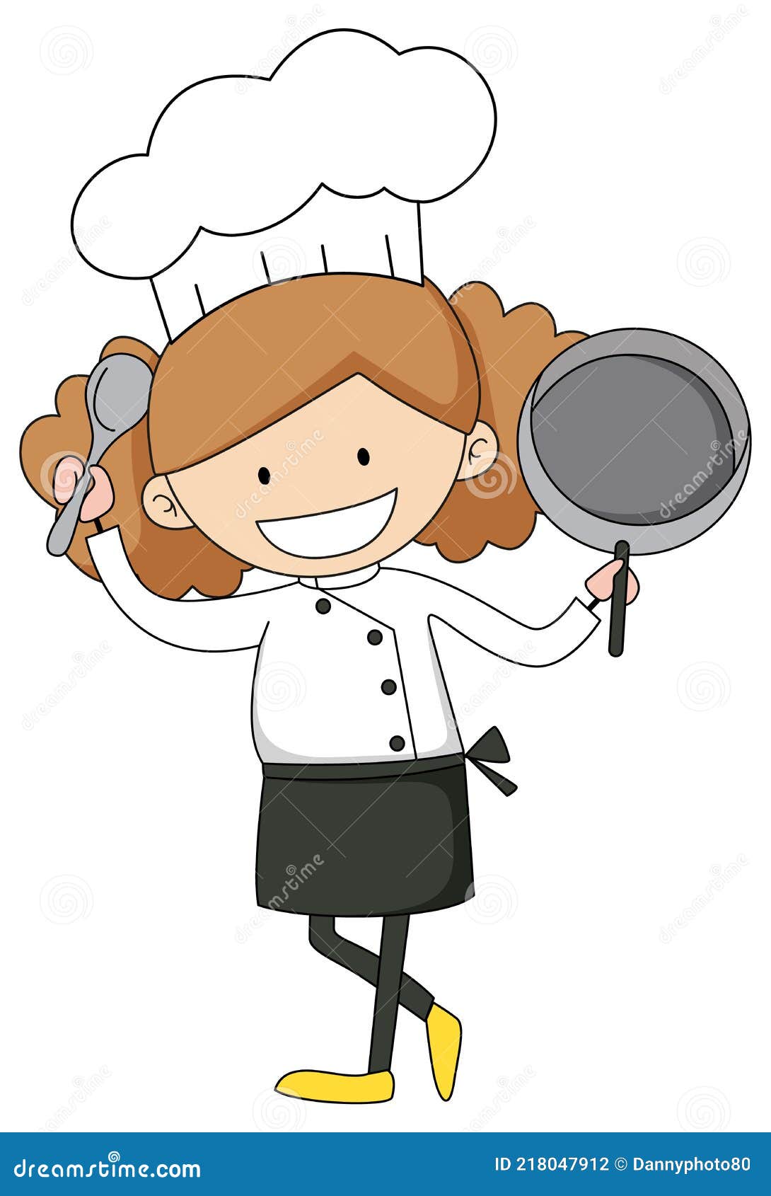 Female Chef Cartoon Character Cartoon Character Stock Vector ...