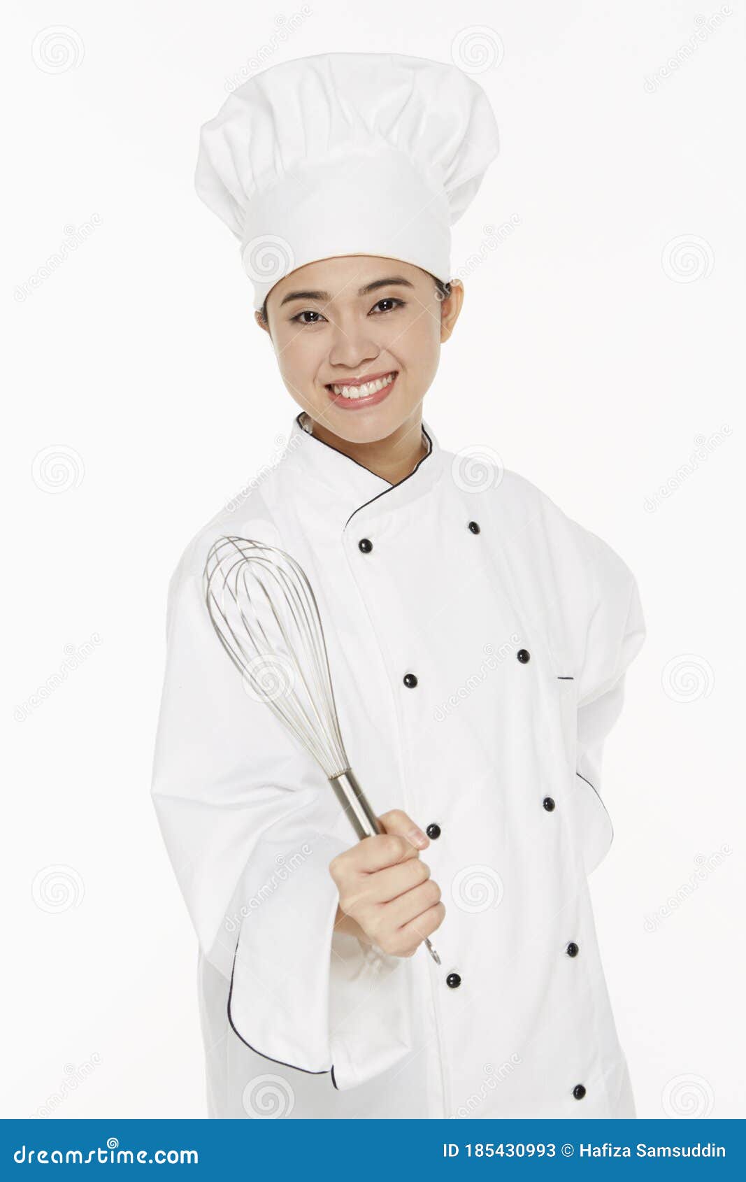 Female Chef Holding a Wire Whisk Stock Image - Image of adults ...