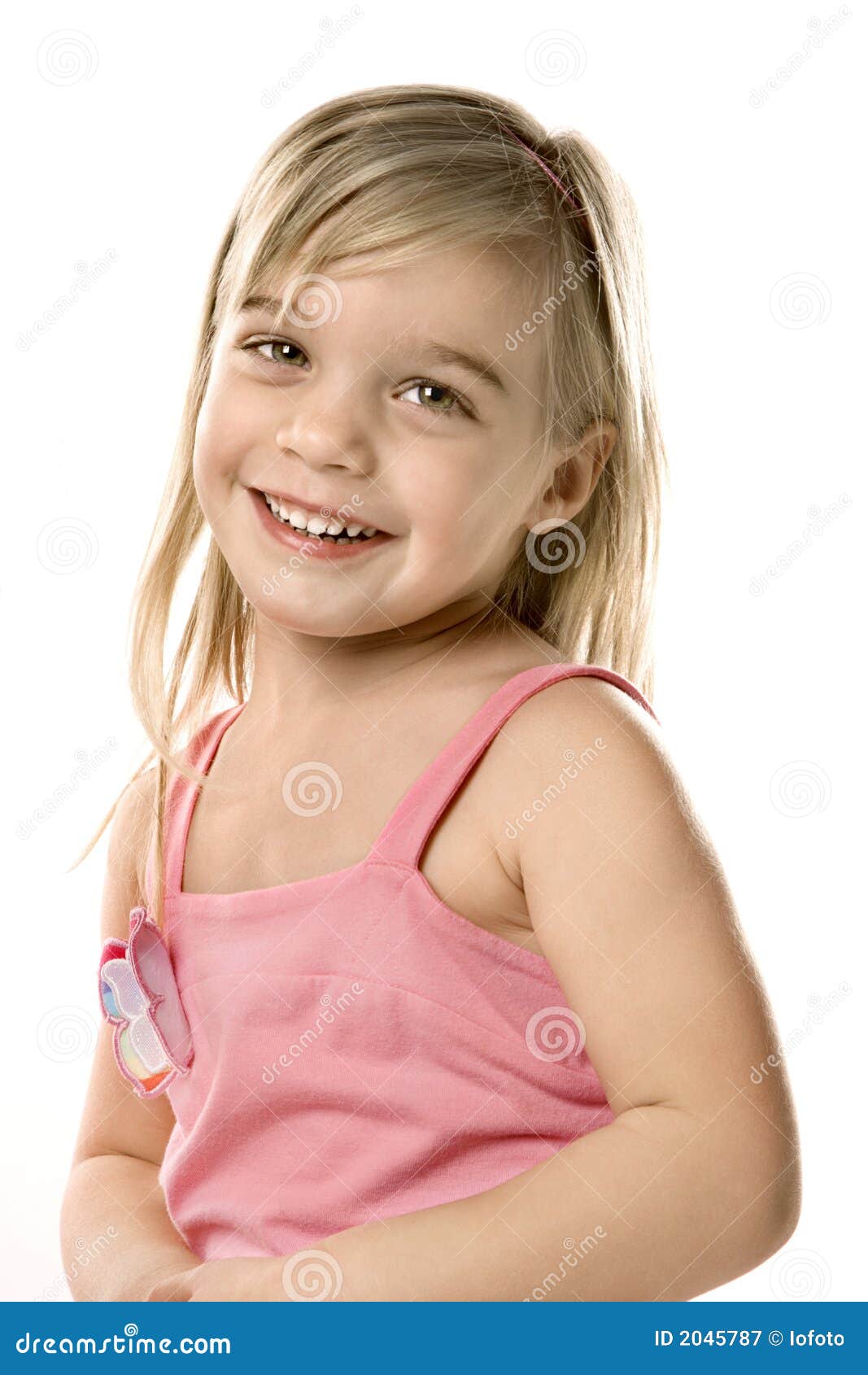 Female child. stock image. Image of color, sibling, caucasian - 2045787