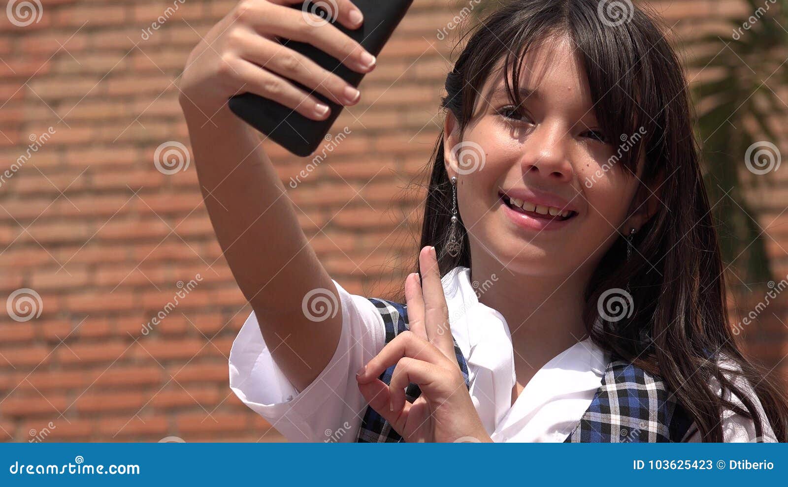Female Child Selfy stock image. Image of selfy, selfies - 103625423