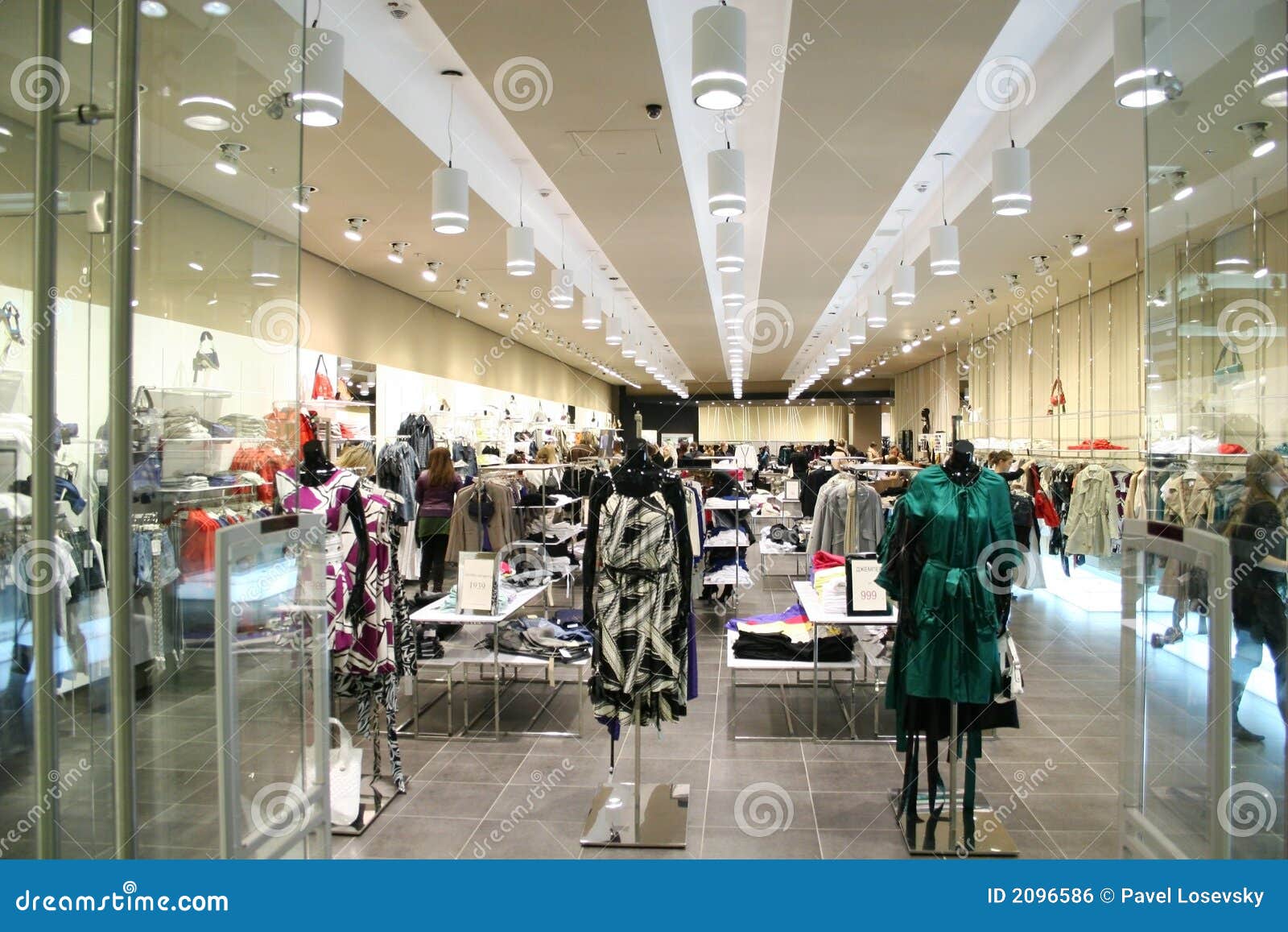 Female clothes in shop stock photo. Image of center, shopping - 2096586