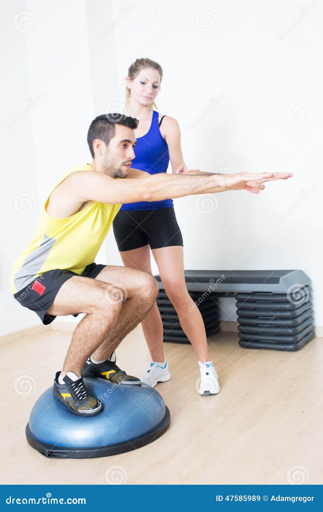 Female Coach with New Client Stock Image - Image of legs, latin: 47585989