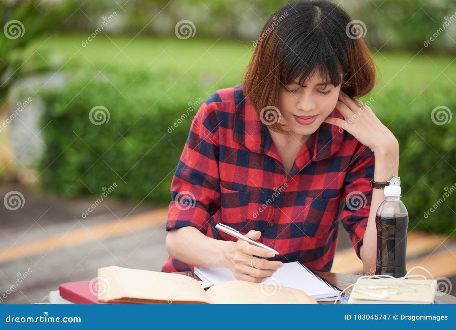 Busy with homework stock image. Image of concentrated - 103045747