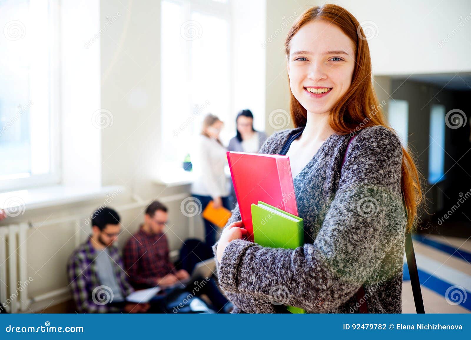 Female college student stock photo. Image of pretty, female - 92479782