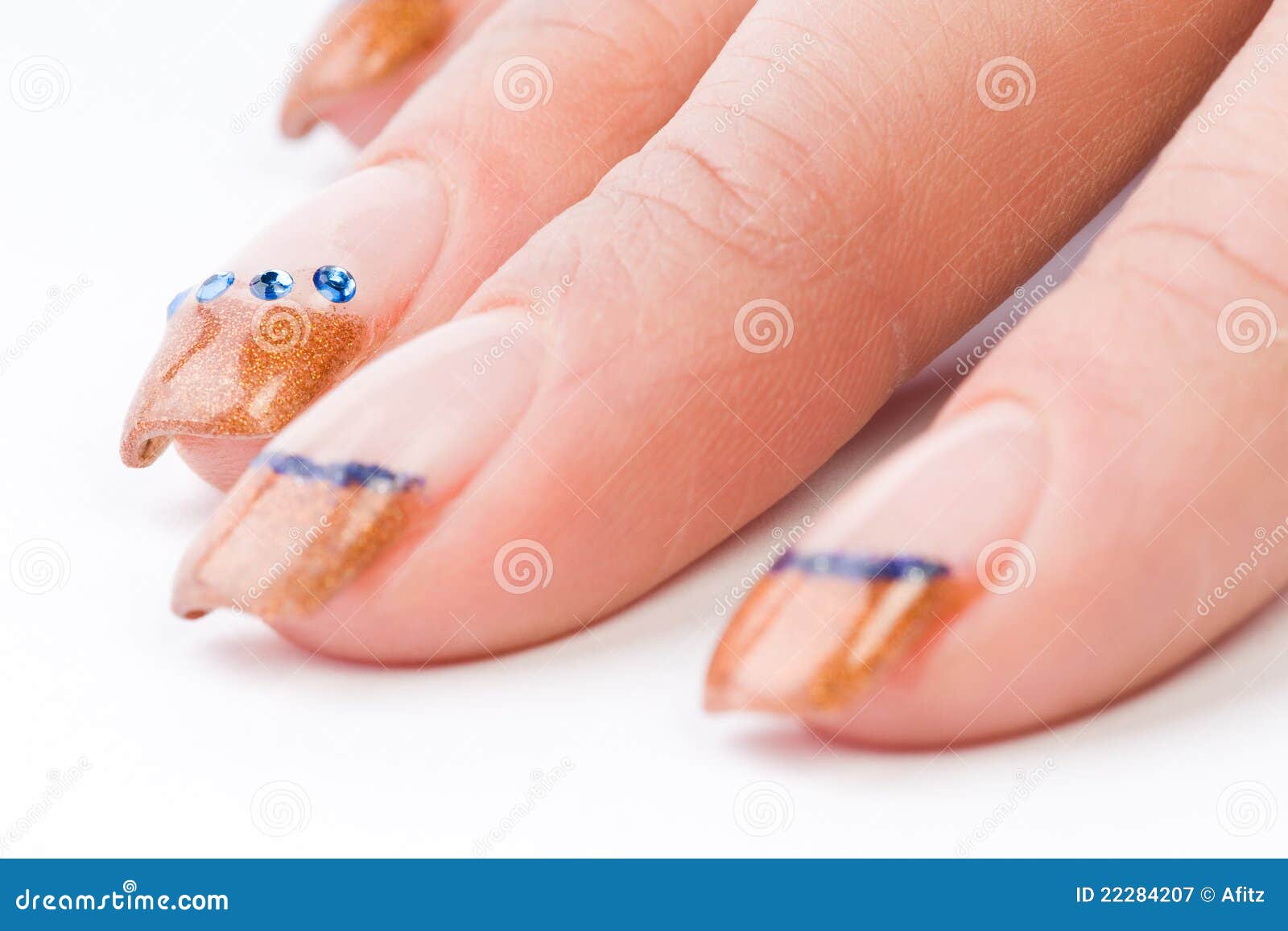 Female colored fingernails stock image. Image of artificial - 22284207