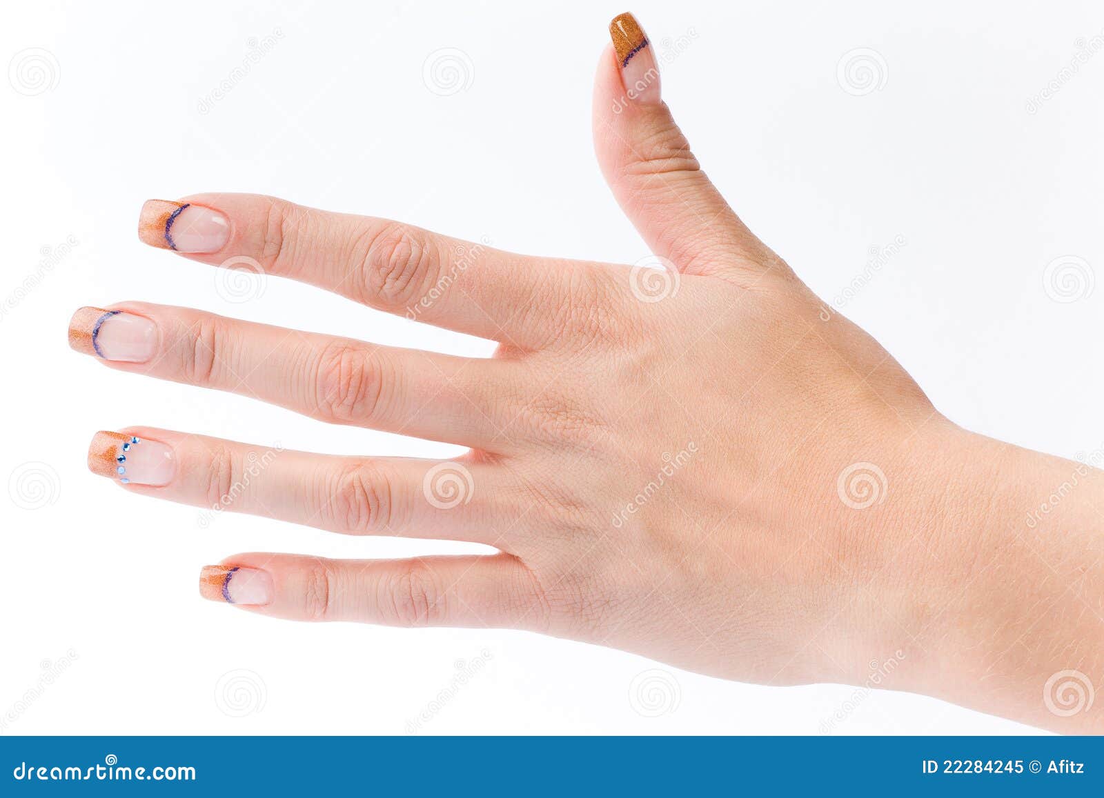Female colored fingernails stock image. Image of manicure - 22284245