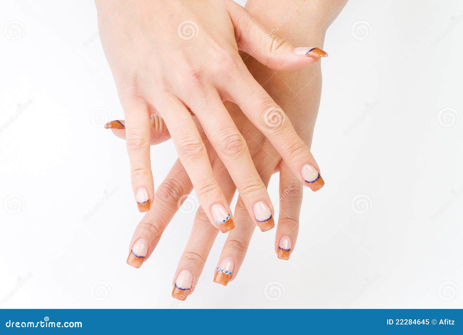 Female colored fingernails stock image. Image of clean - 22284645