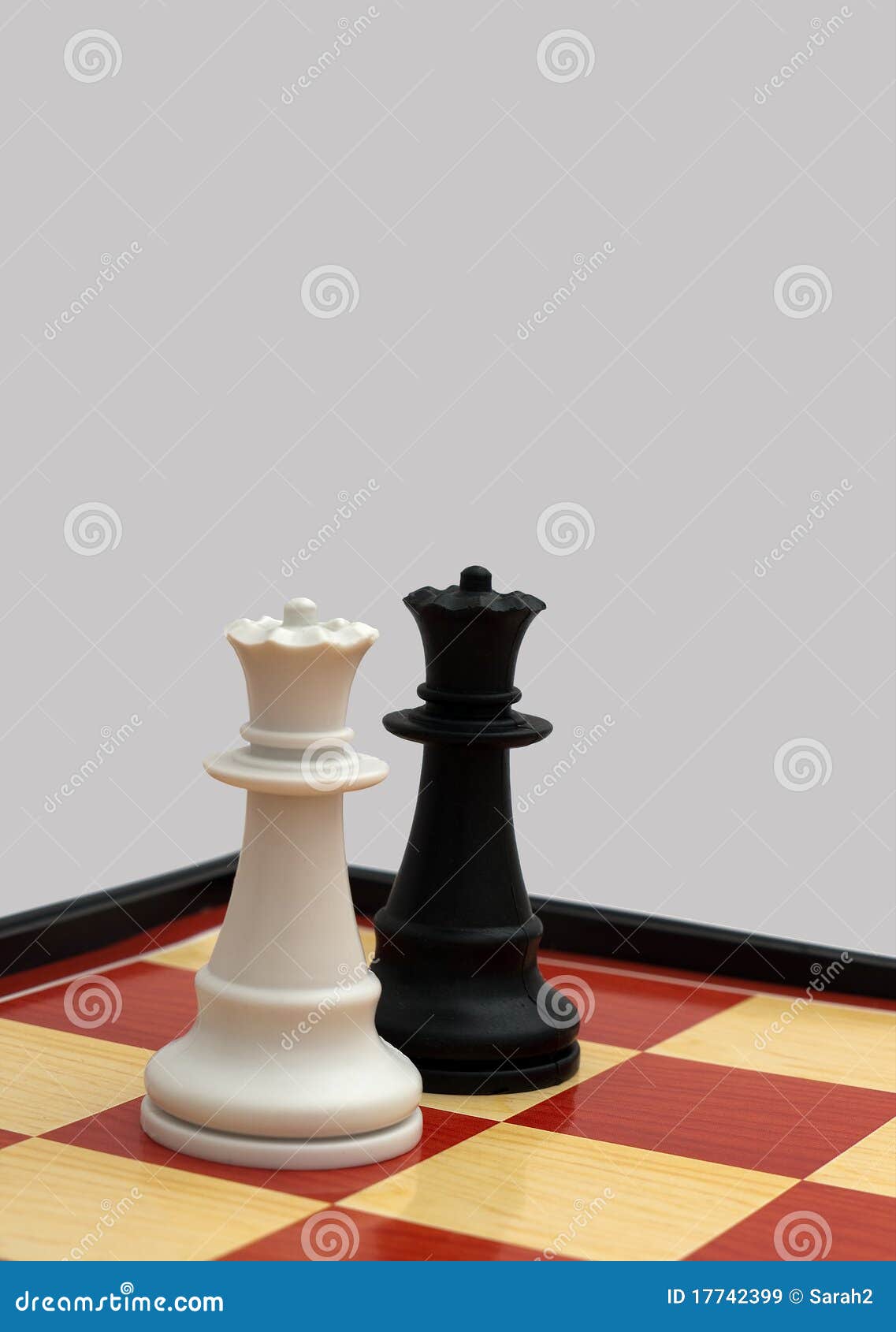Female Competition - Two Chess Queens Stock Image - Image of challenge ...