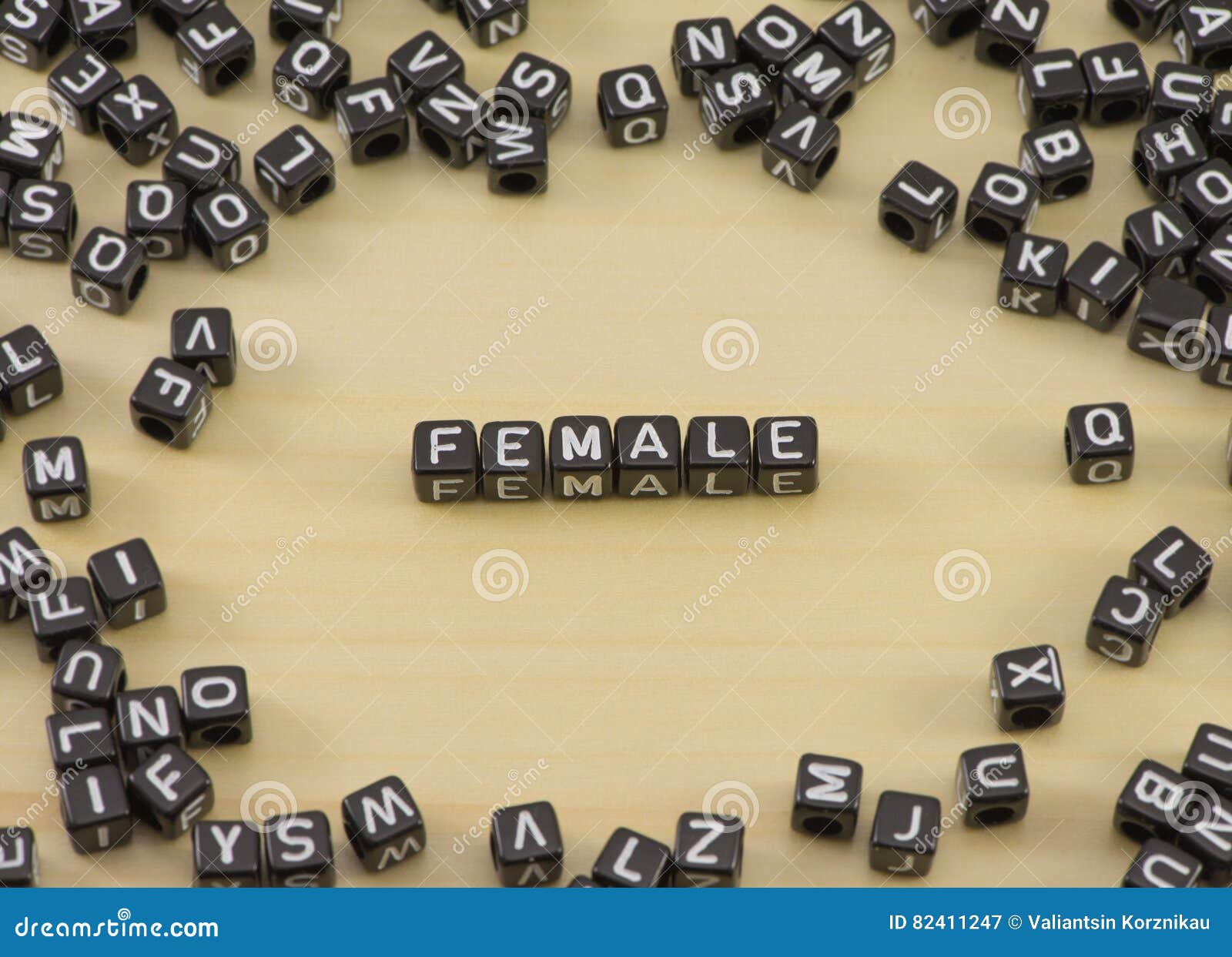 The Female stock image. Image of idea, message, name - 82411247