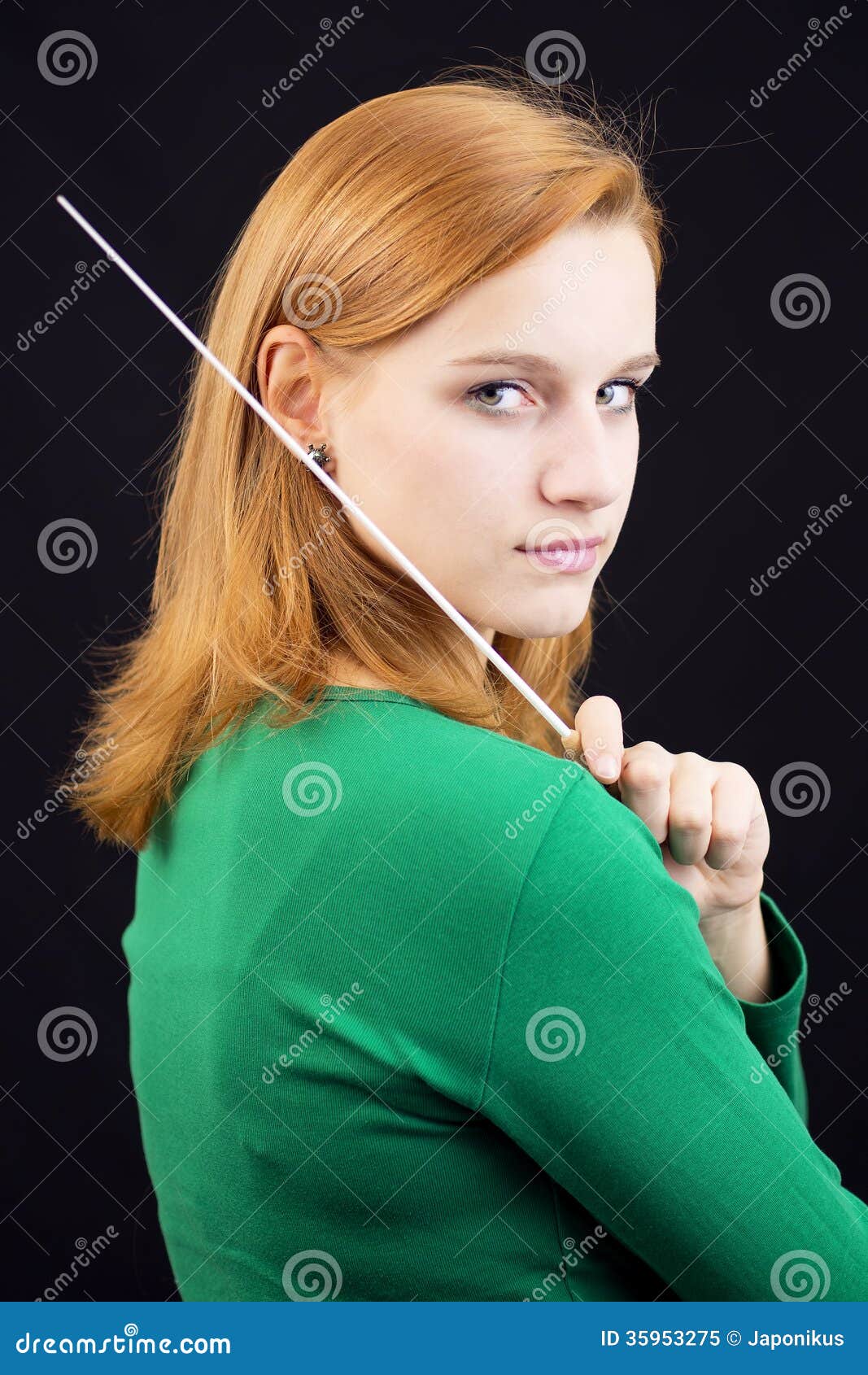 Female conductor stock image. Image of musical, artistic - 35953275