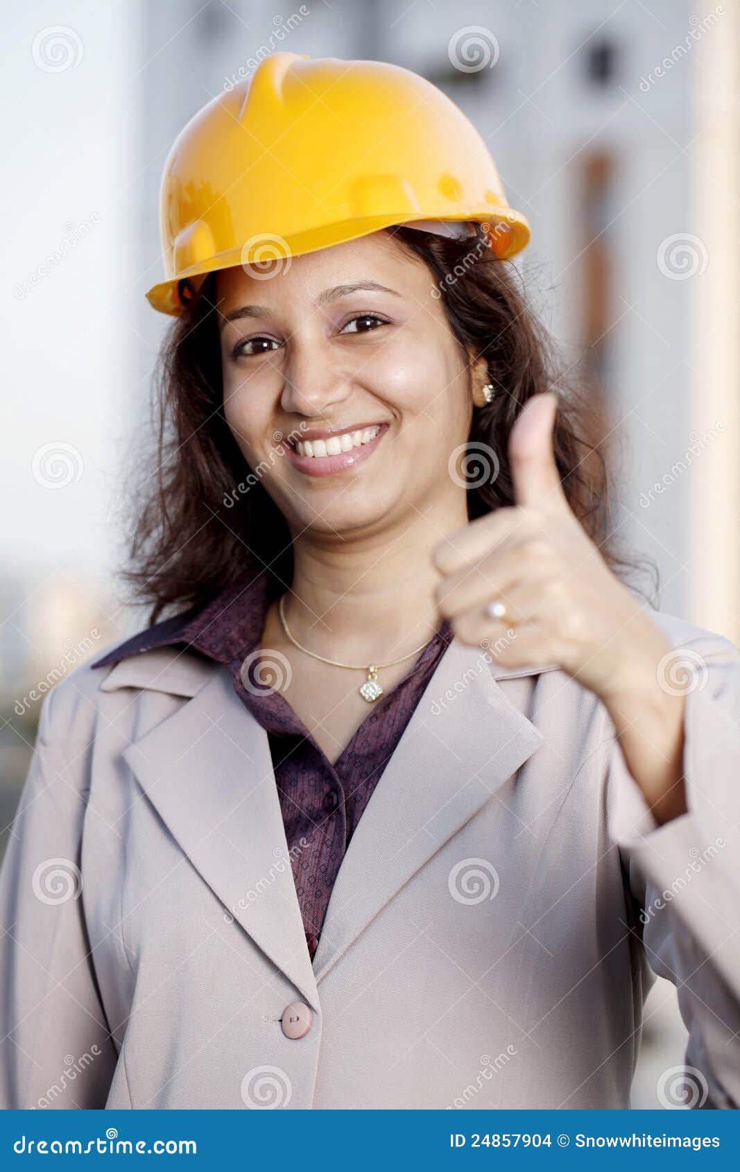 Female Construction Engineer Stock Photo - Image of consultant ...
