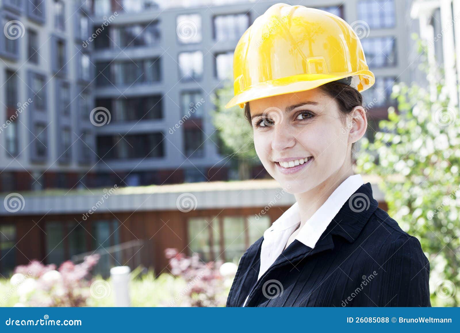 Female Construction Engineer Stock Photo - Image of attractive, female ...