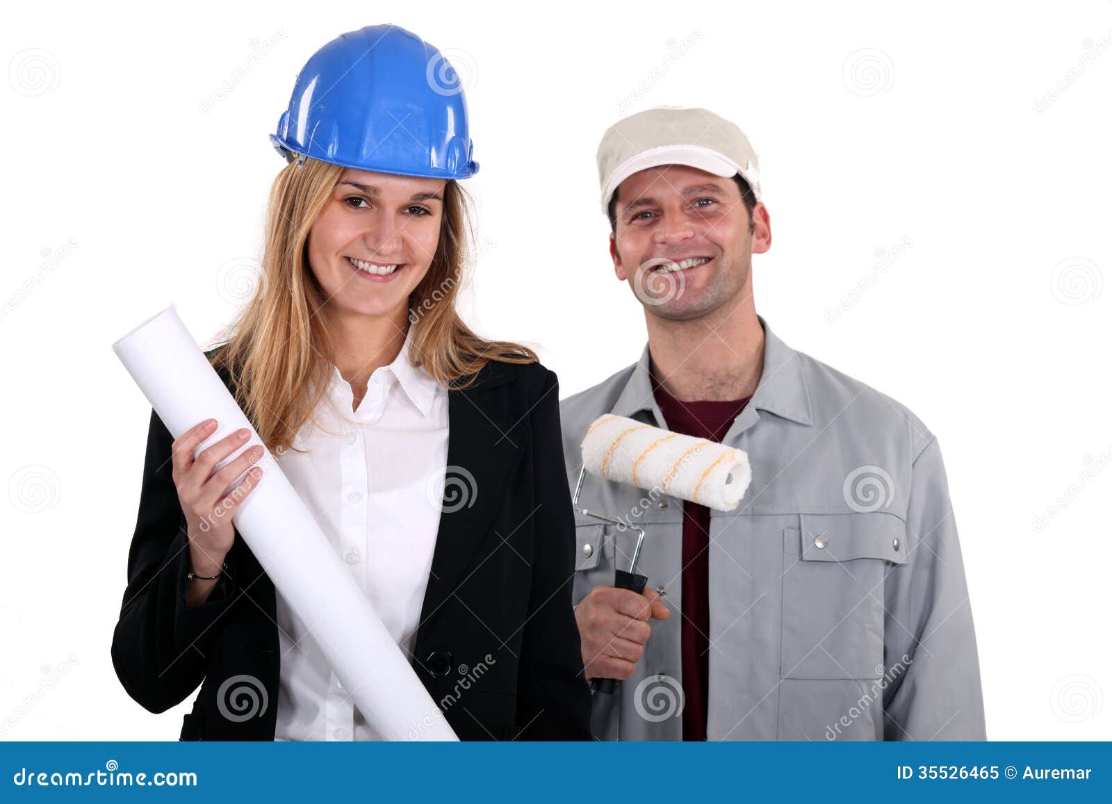 Female Construction Manager Stock Image - Image of architect, manager ...
