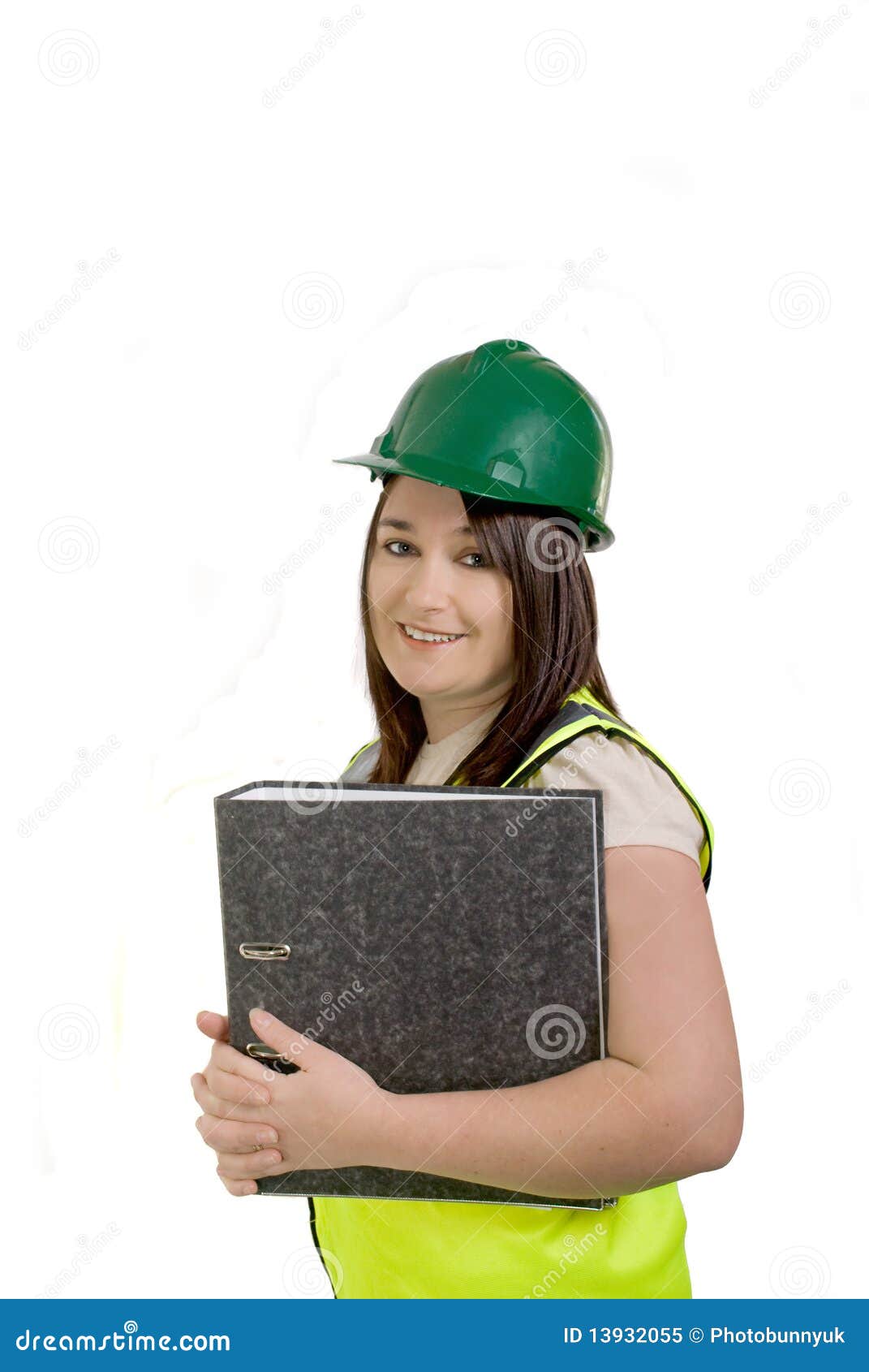 Female construction worker stock image. Image of manager - 13932055