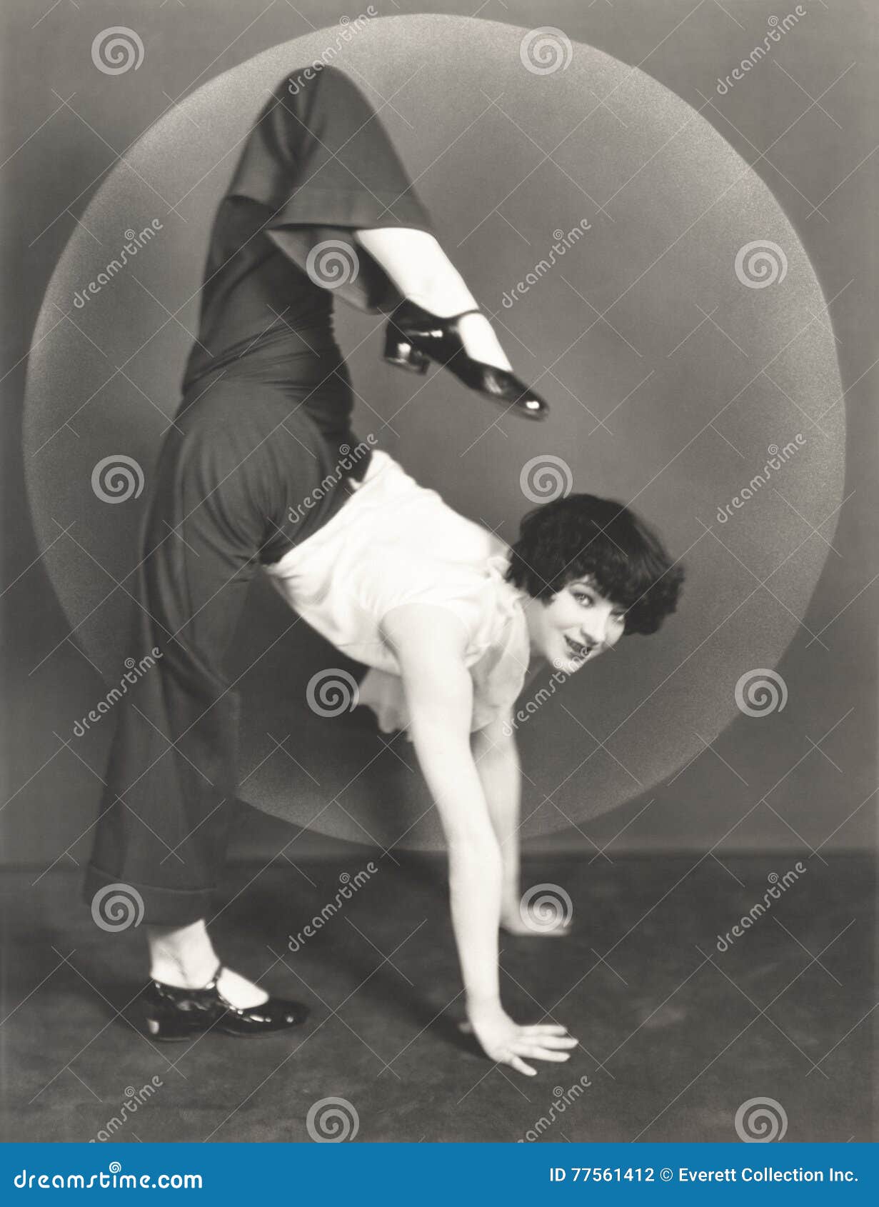 Female contortionist stock photo. Image of portrait, 1910s1940s - 77561412
