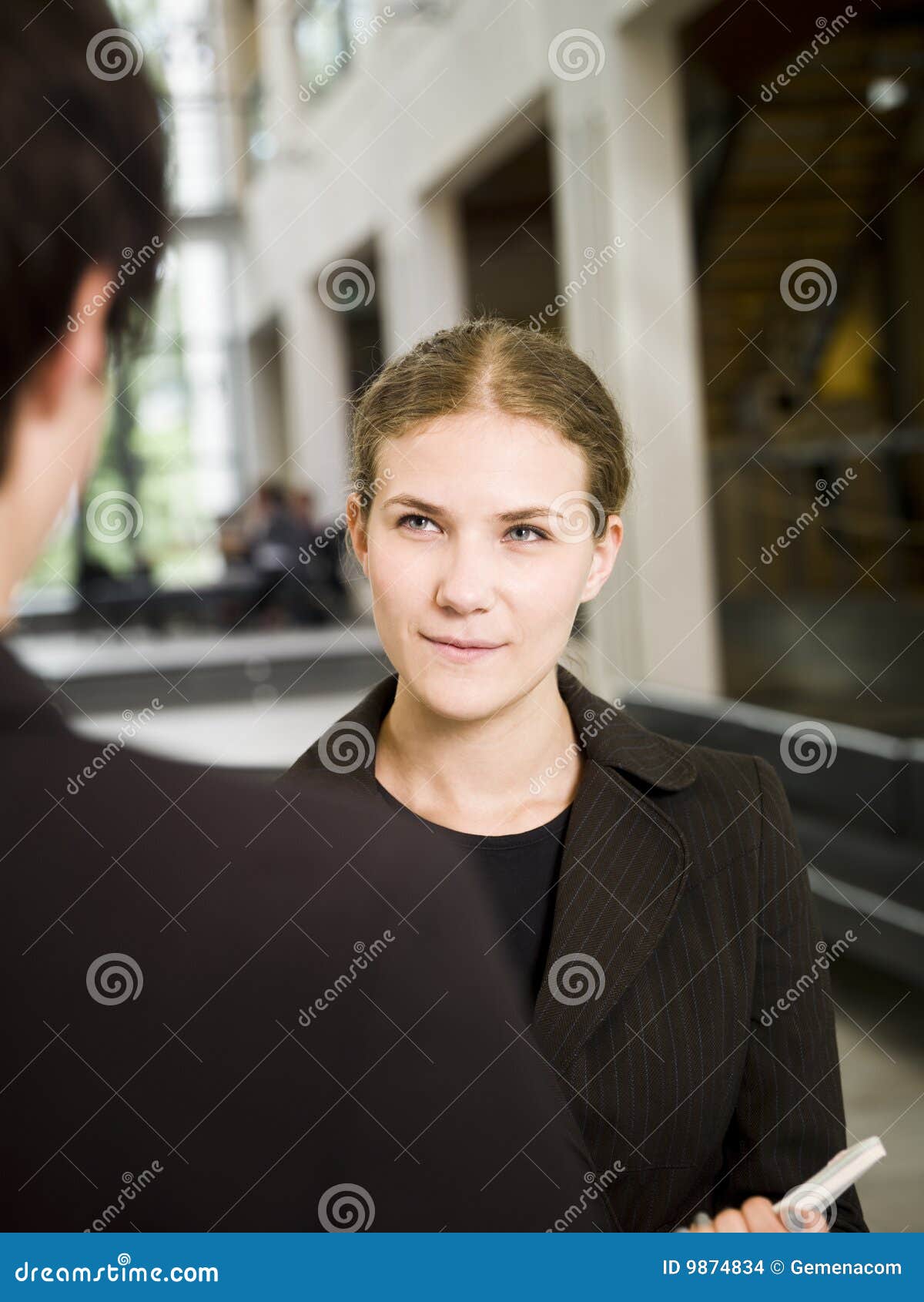 Female conversation stock photo. Image of people, instructor - 9874834