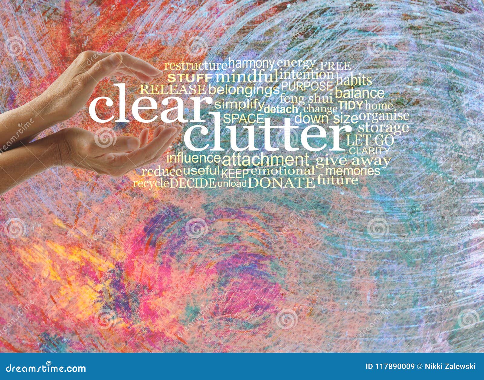 Clear the Chaotic Clutter from Your Life Stock Image - Image of give ...