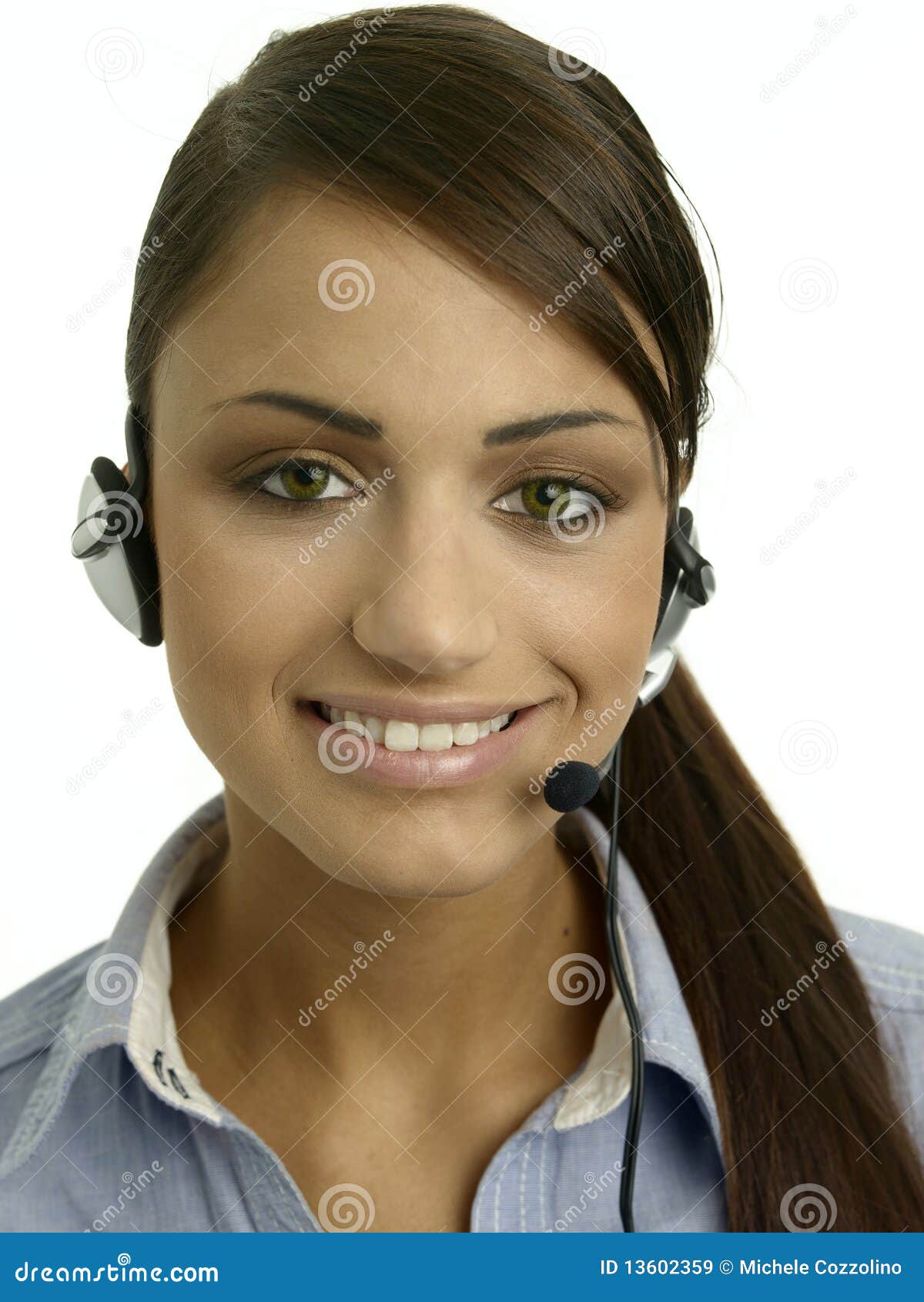 Female customer service stock image. Image of communication - 13602359