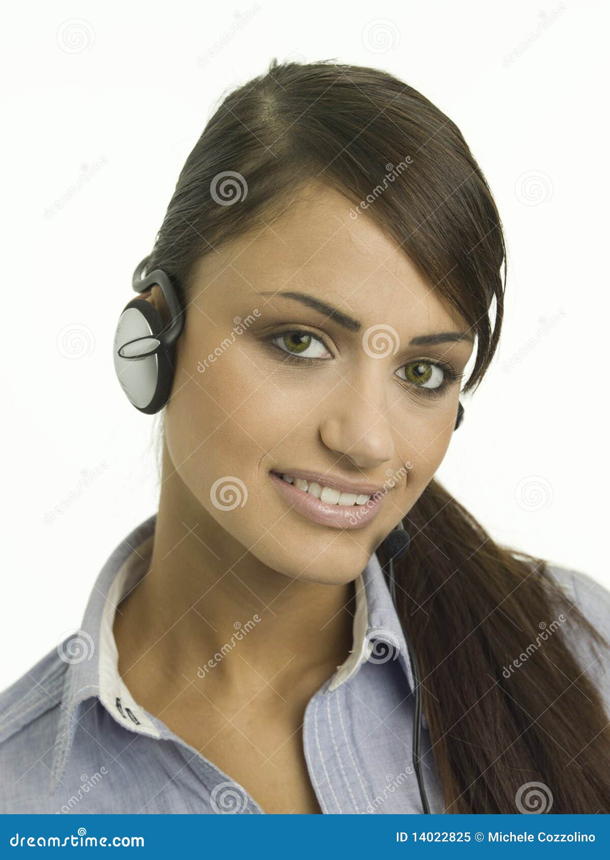 Female customer service stock image. Image of call, makeup - 14022825