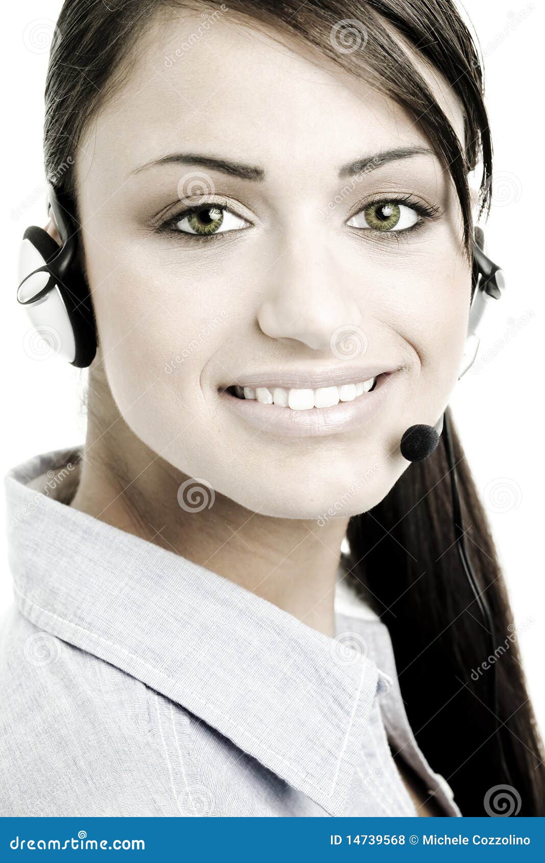 Female customer service stock photo. Image of center - 14739568